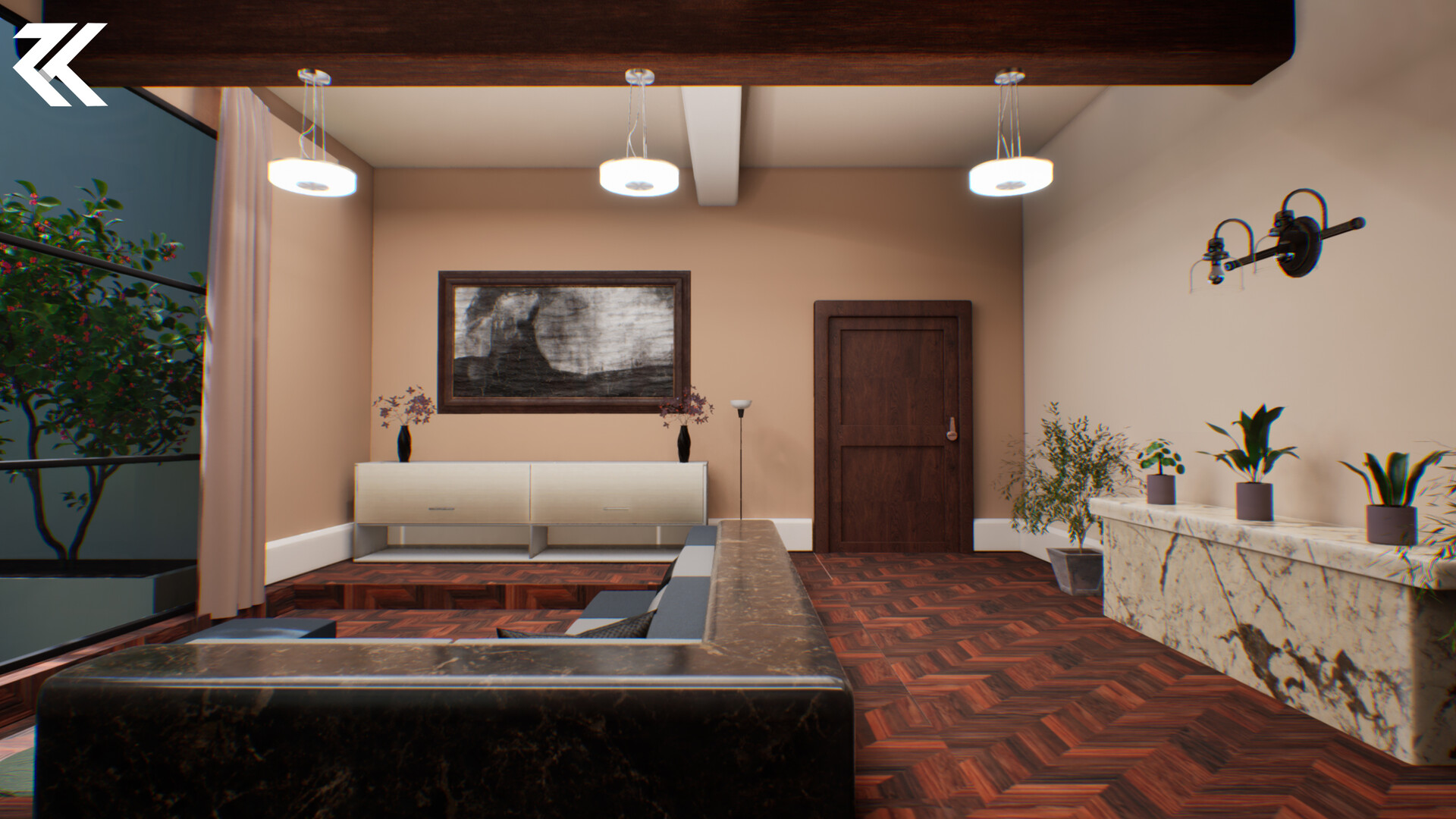 ArtStation - unreal arc viz interior