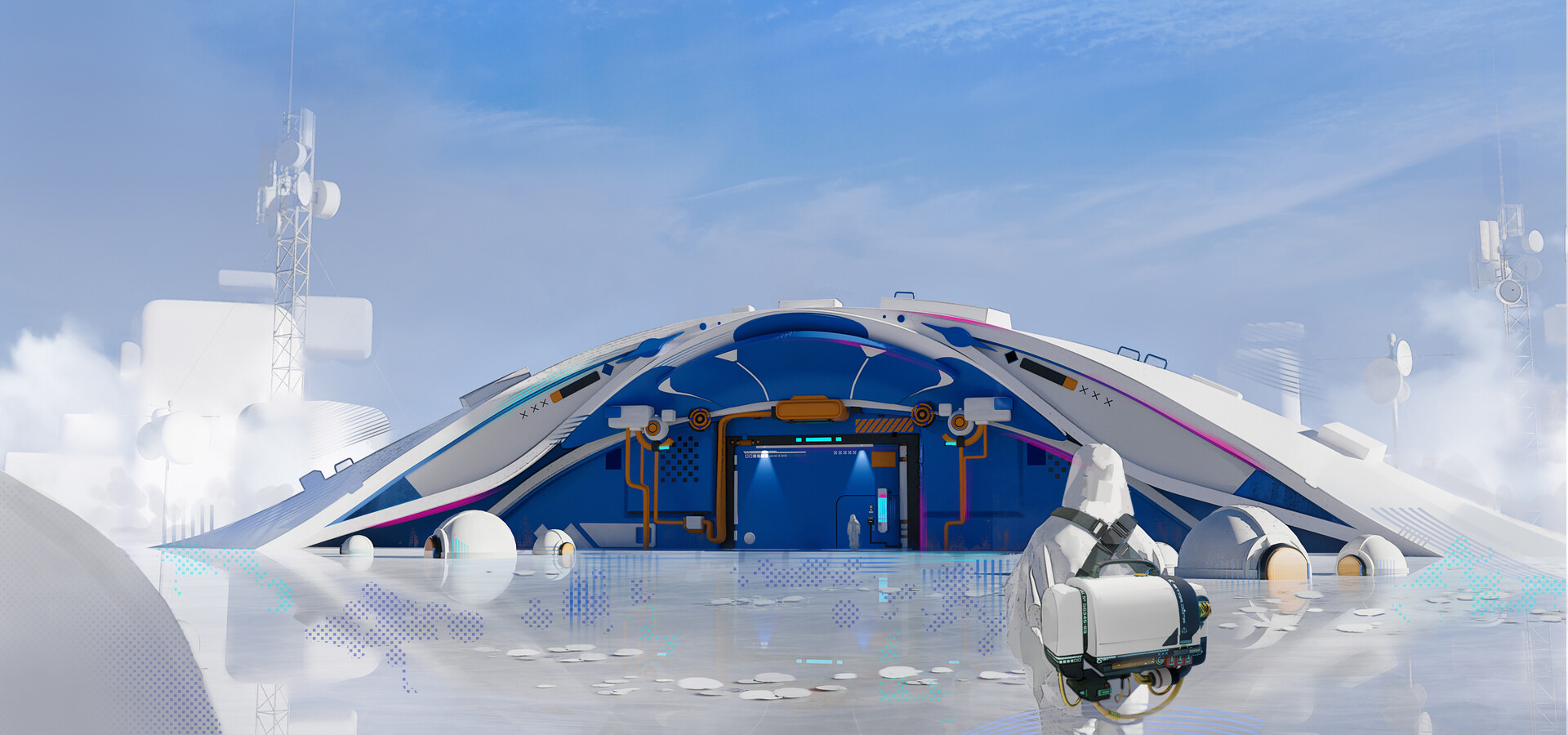 ArtStation - underground storage door