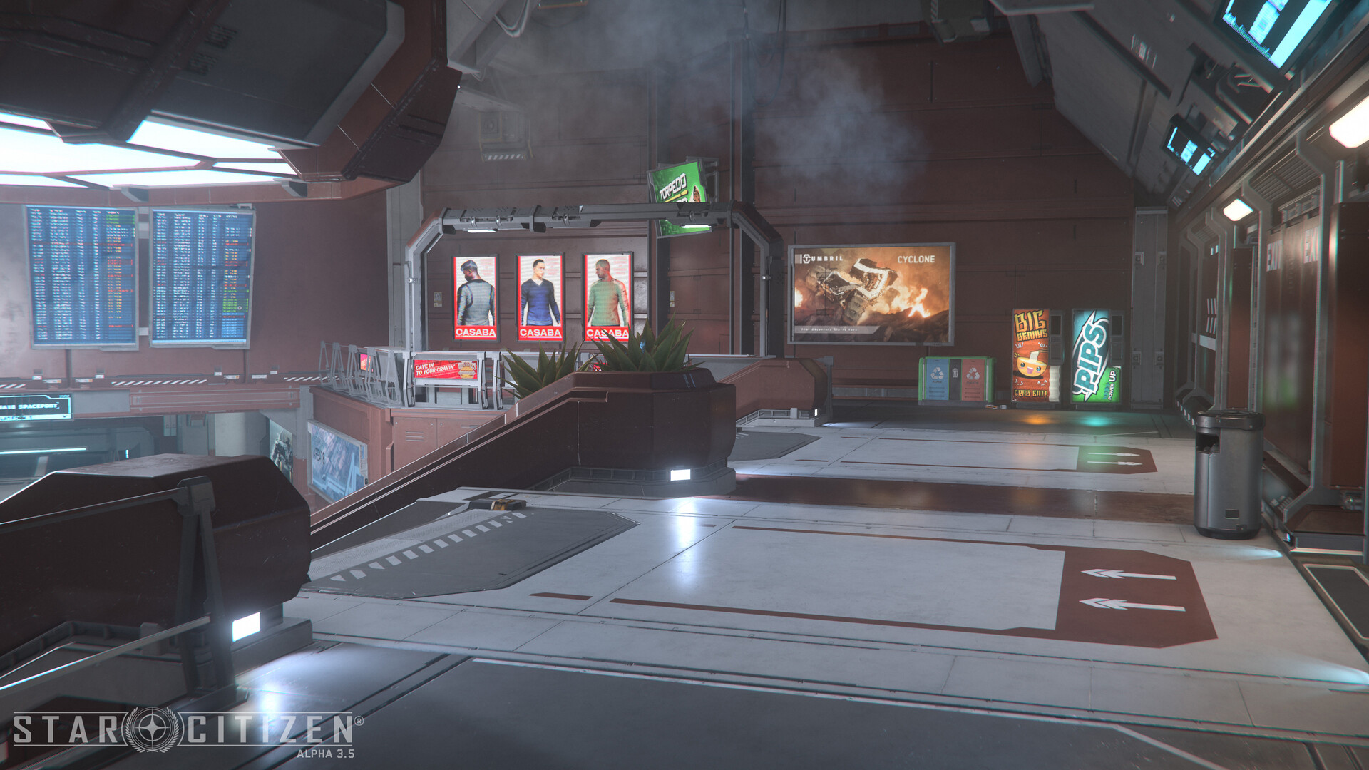 Ben Boscher - Star Citizen - Area 18 Transit Lobby