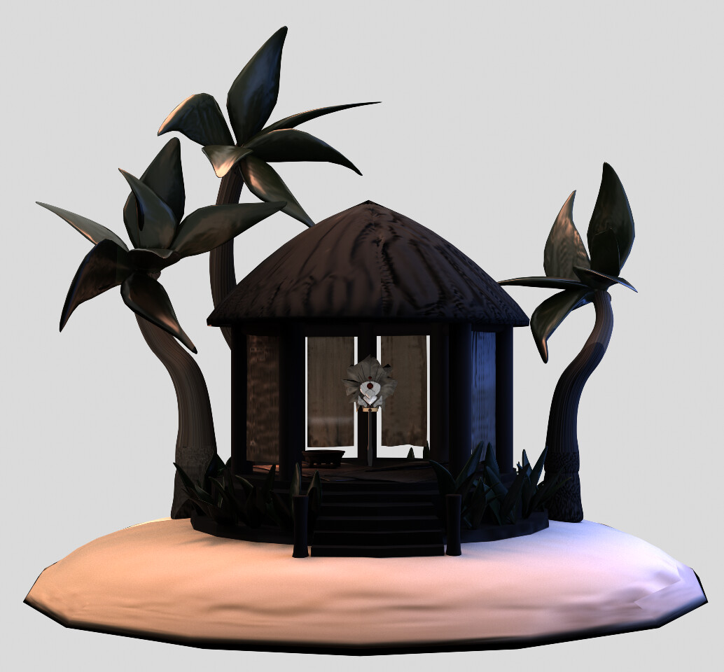 ArtStation - 'The Matai Fale' - 3D Diorama