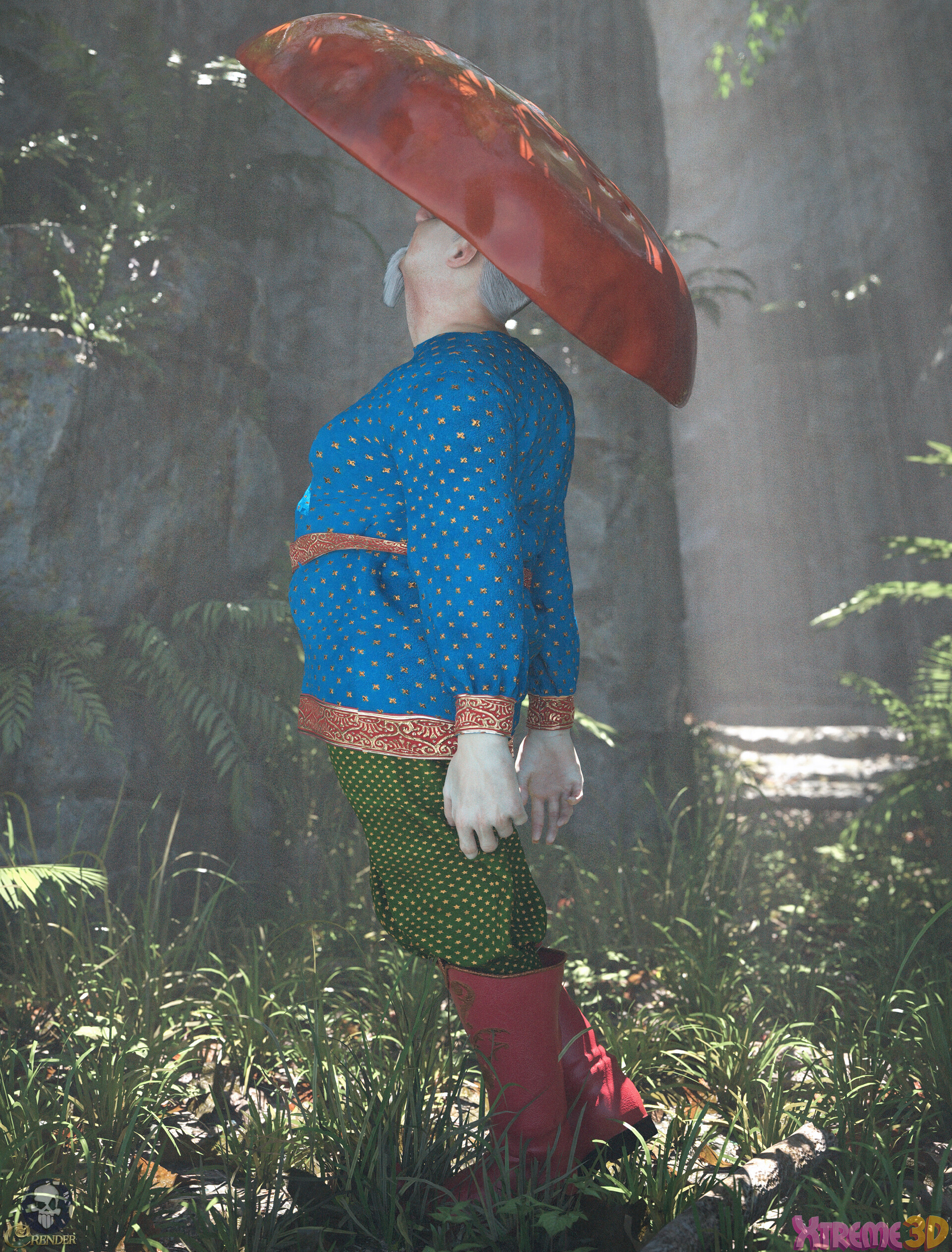 Xtreme3D Studio - Father Mushroom Clothing and Outfit for G8M by Cybertenko