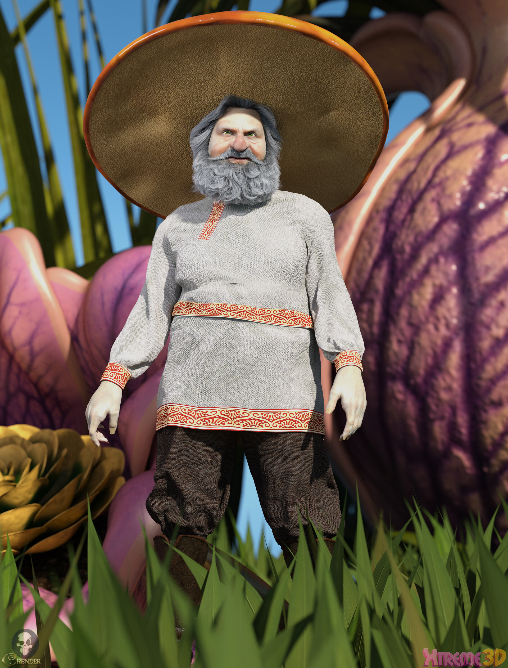 Xtreme3D Studio - Father Mushroom Clothing and Outfit for G8M by Cybertenko