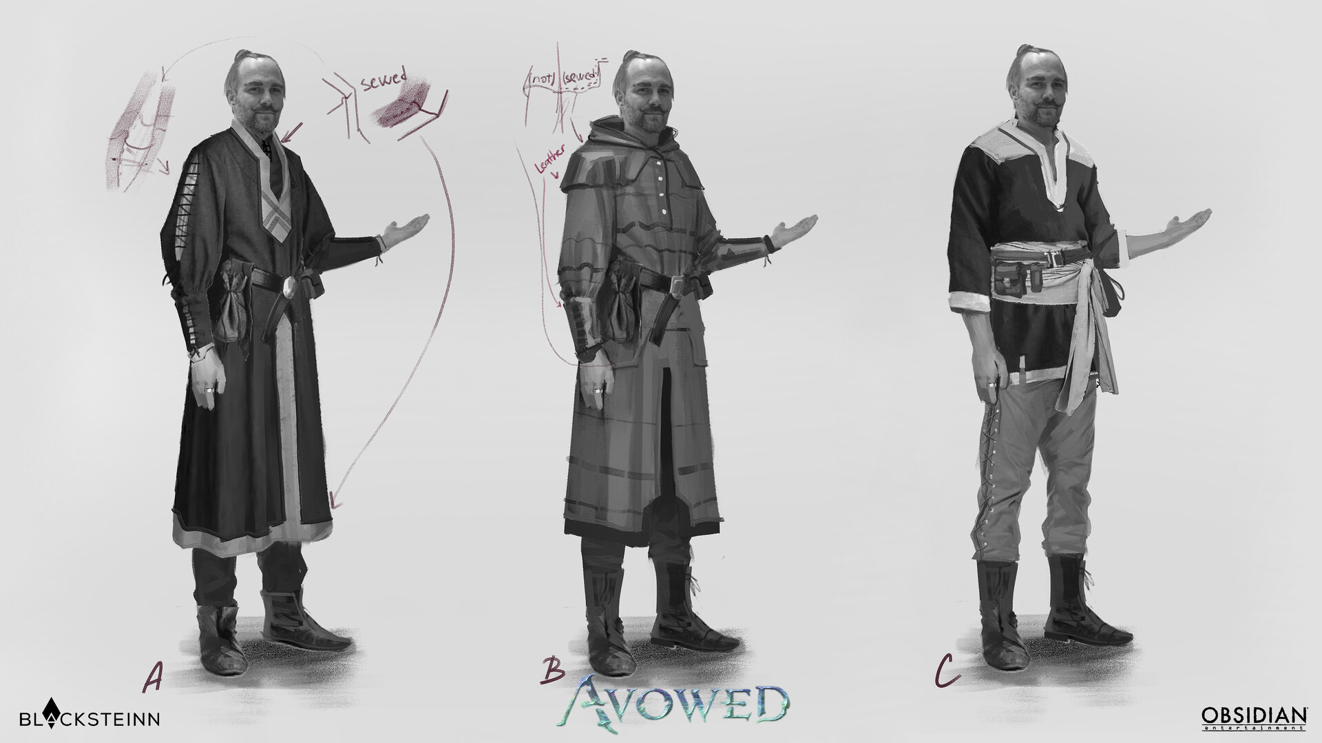 Blacksteinn - Merchant Set 1 | 2D Concept Art
