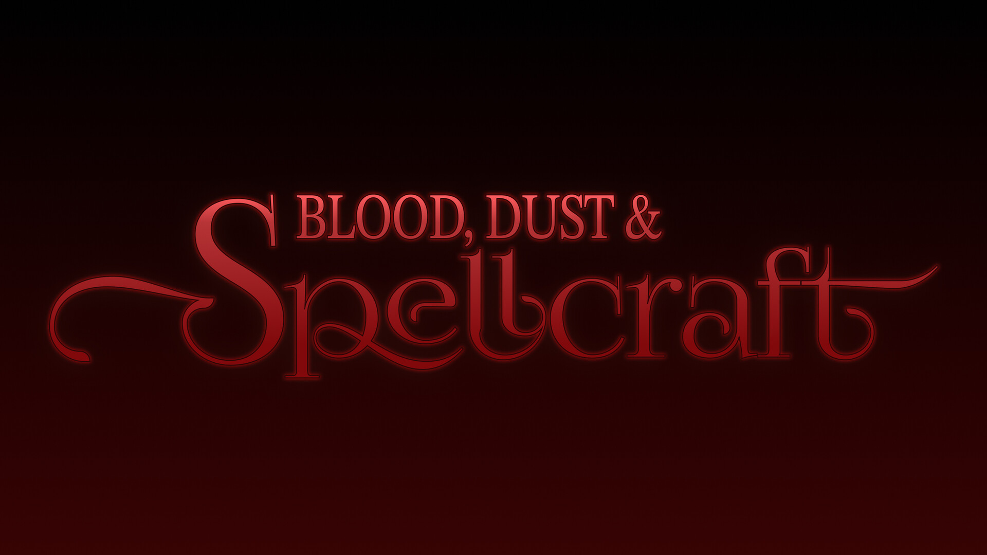ArtStation - BLOOD, DUST & SPELLCRAFT [Western Mystery RPG Indie Game Logo]