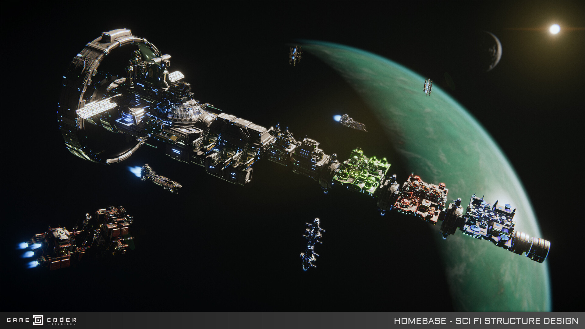 space wallpaper homebase