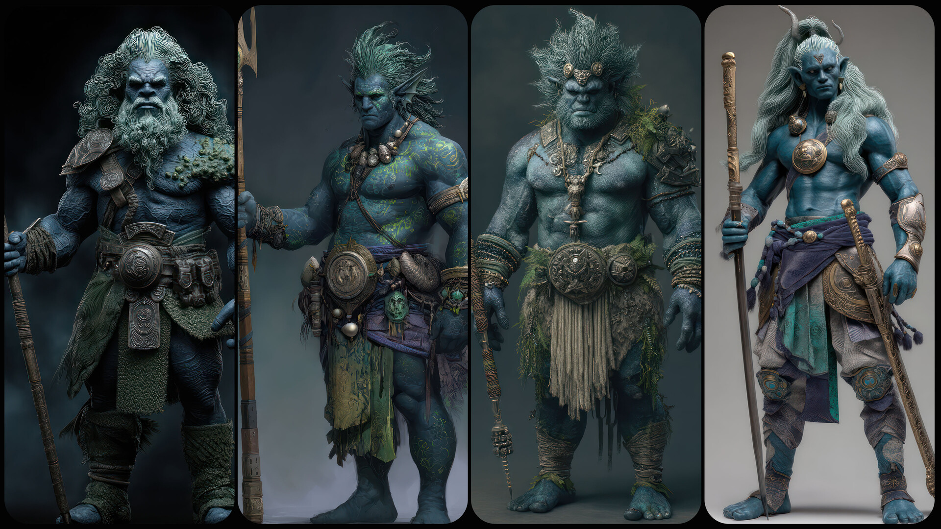 Ferial Studio - 🔹220 Goliath Storm Warrior Character Reference Image ...