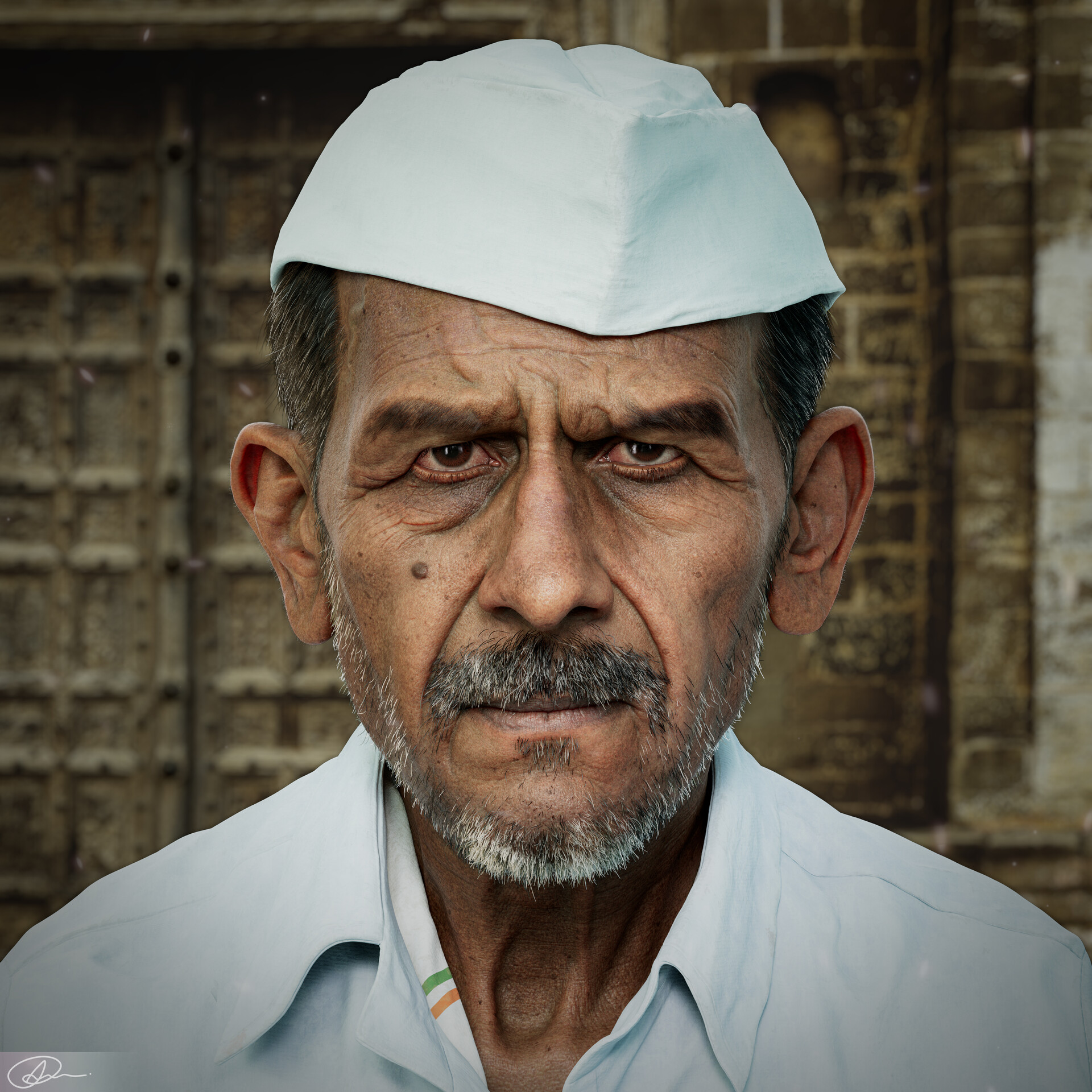ArtStation - Portrait of a Indian Man