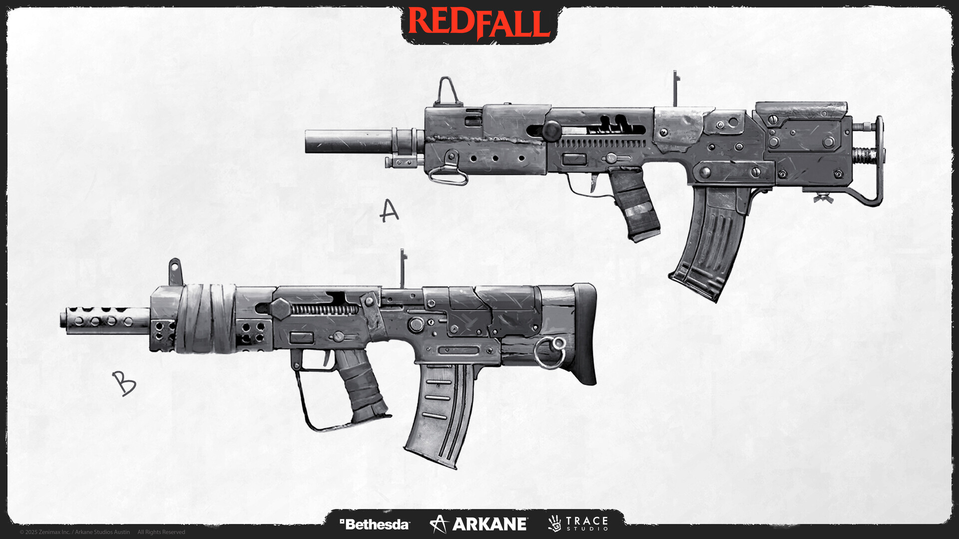 TRACE studio - Redfall: Weapon Concept Art