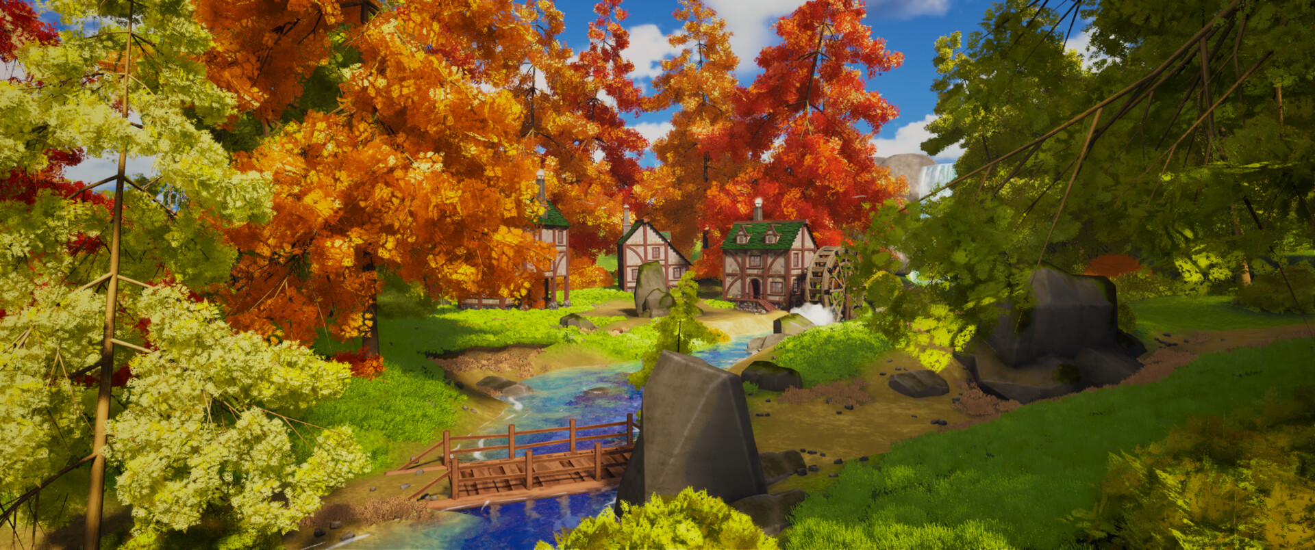 Aryan Barure - Riverside Village – Stylized Environment in Unreal Engine 5