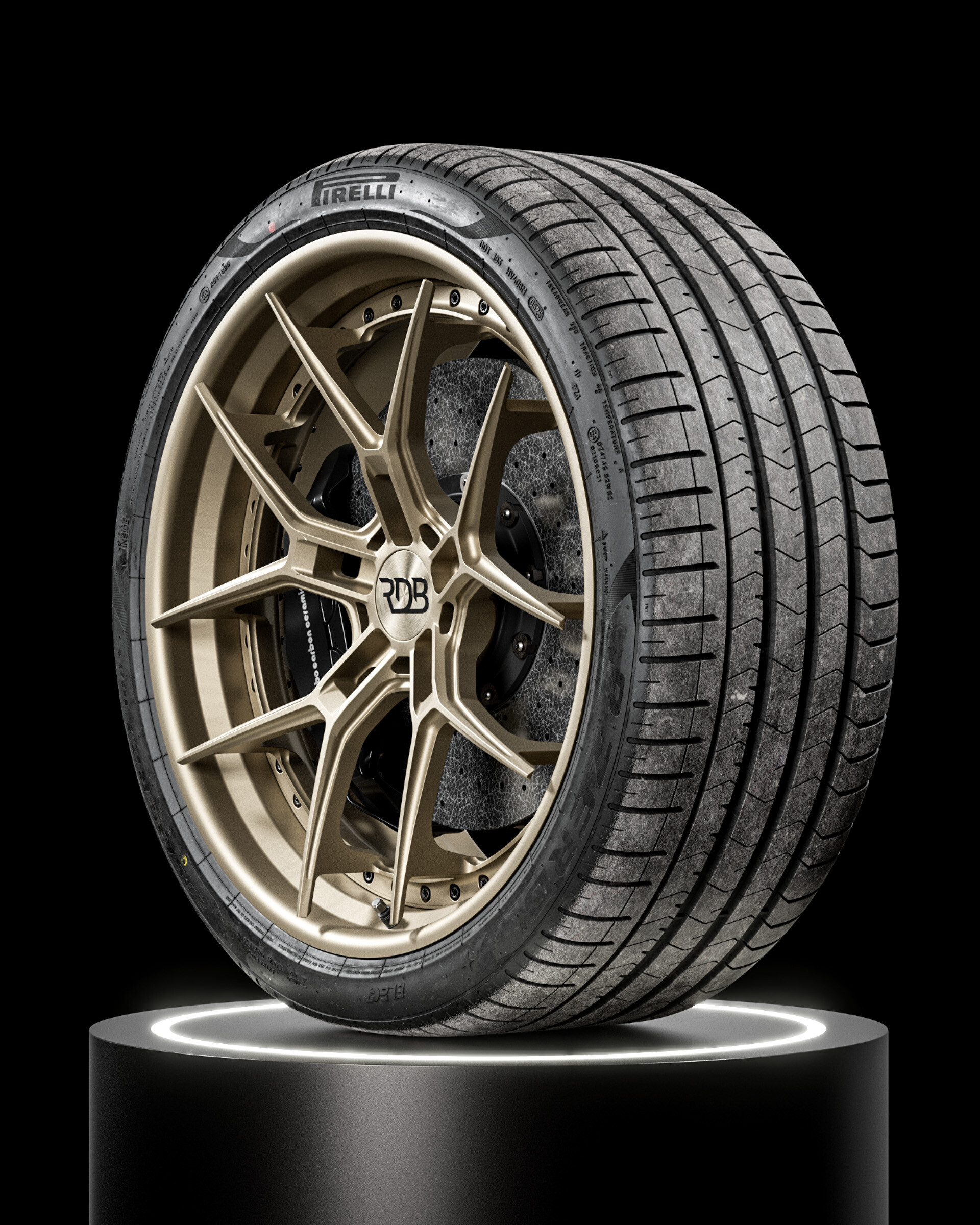 ArtStation - Pirelli® P ZERO® PZ4 • 295/35 R23 108Y XL • 280/AA/A • Rolls-Royce Cullinan Rear