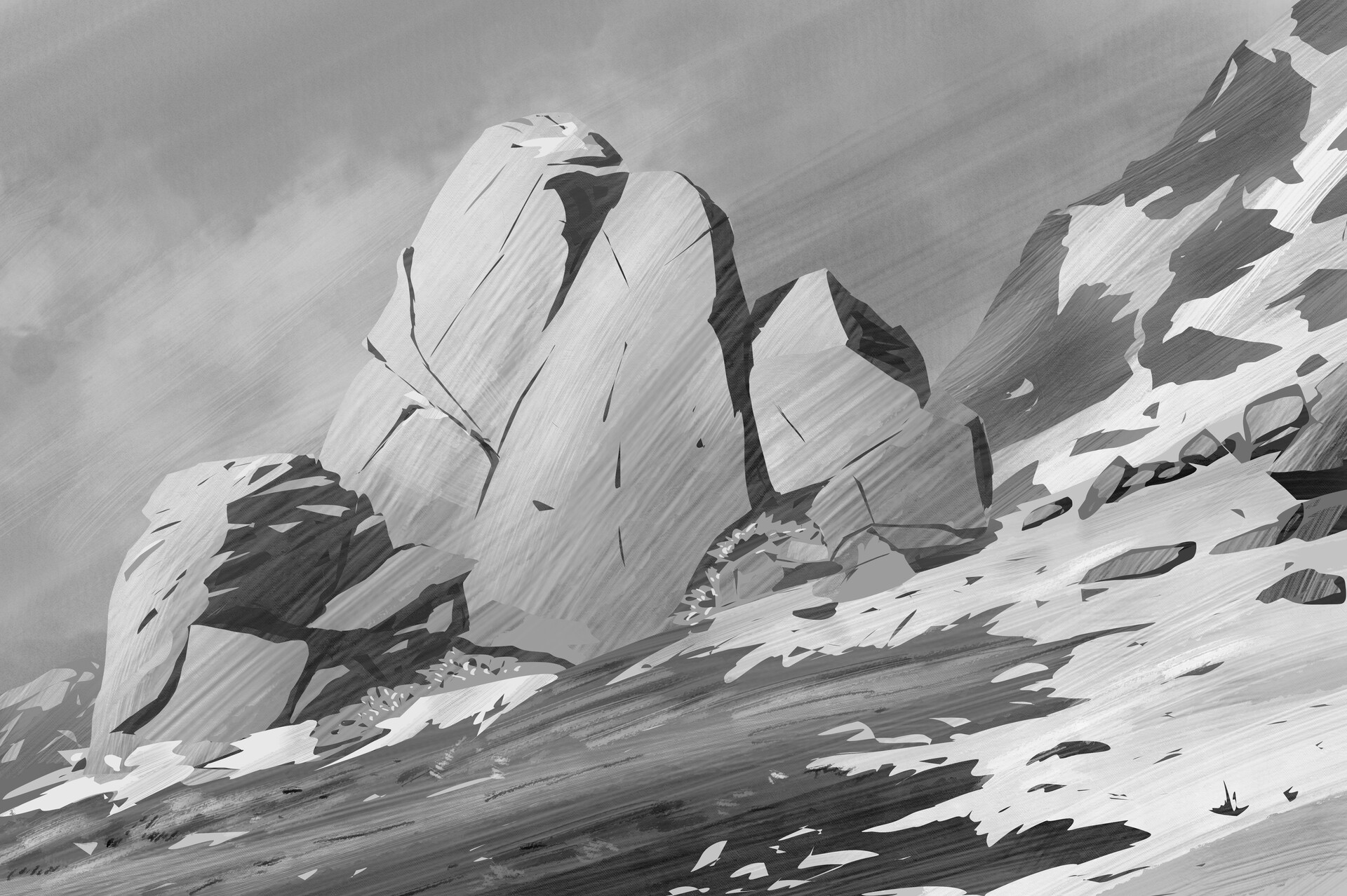 ArtStation - value sketche practice