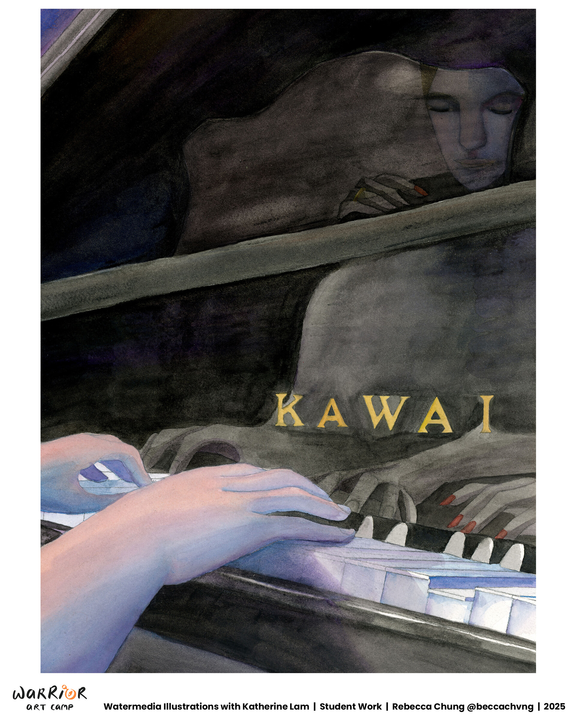 Warrior Art Camp - Watermedia Illustrations with Katherine Lam