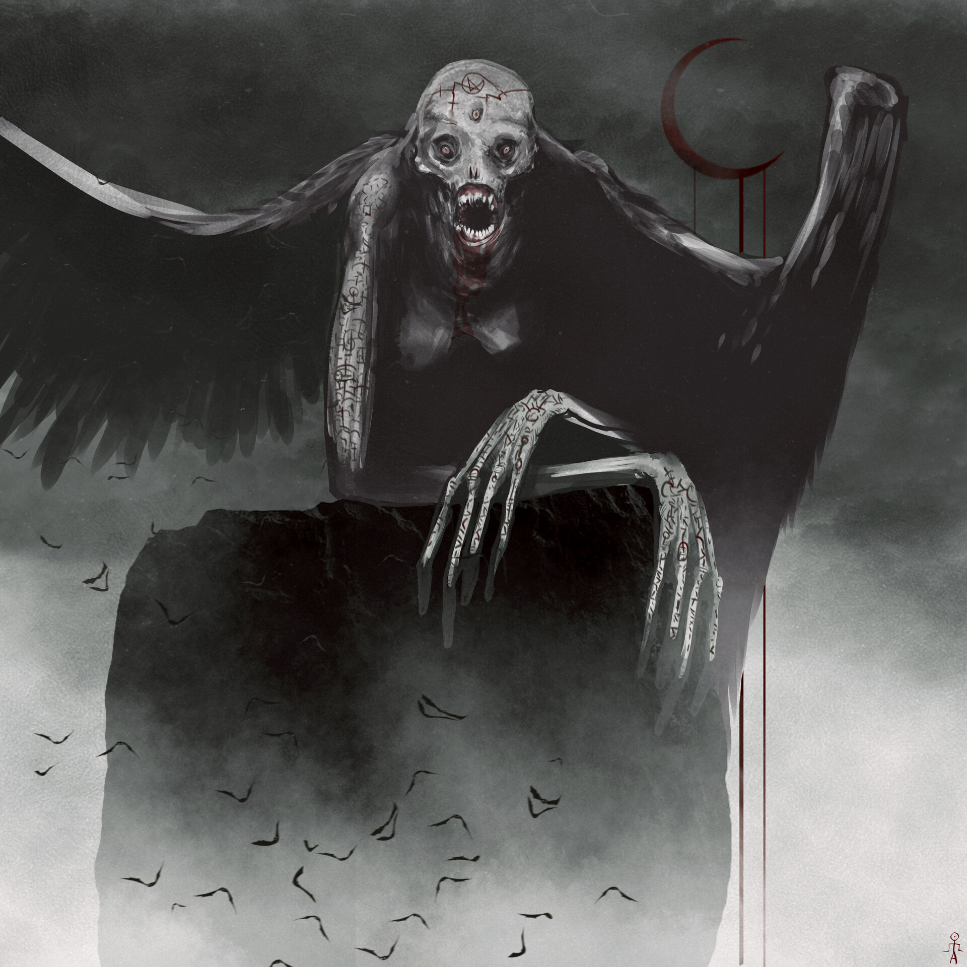 ArtStation - The mother of vampires