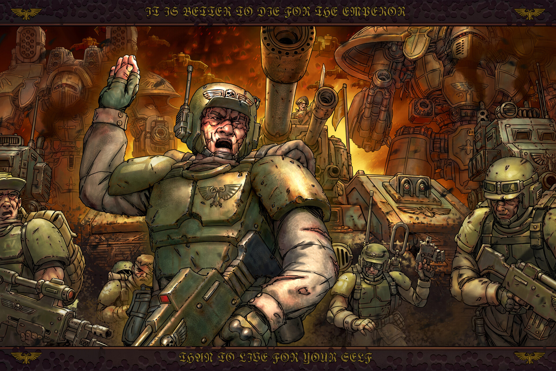 ArtStation - Imperial Gaurds