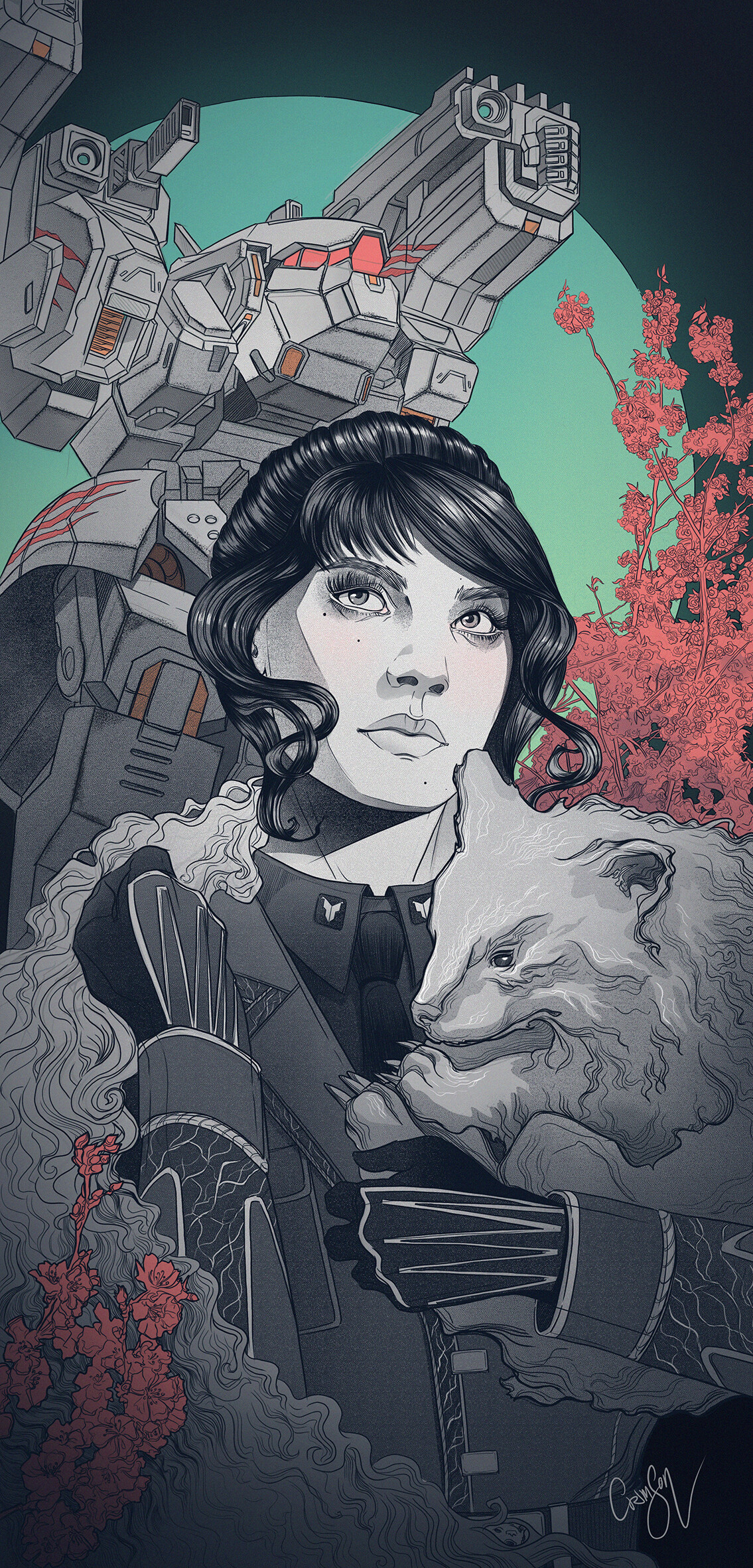 ArtStation - Aletha Kabrinski | Mommy of Ghost Bears [Mechwarriors 5 Clans]