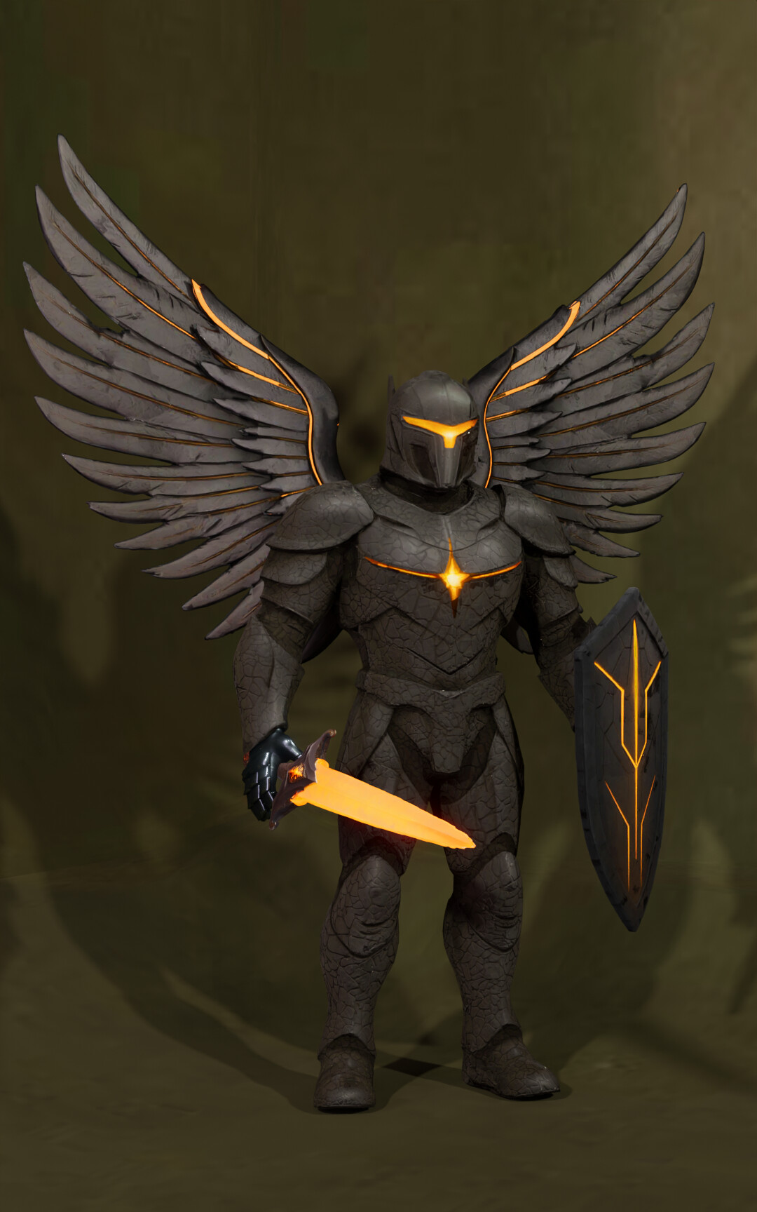 ArtStation - Winged Sentinel of Emberlight