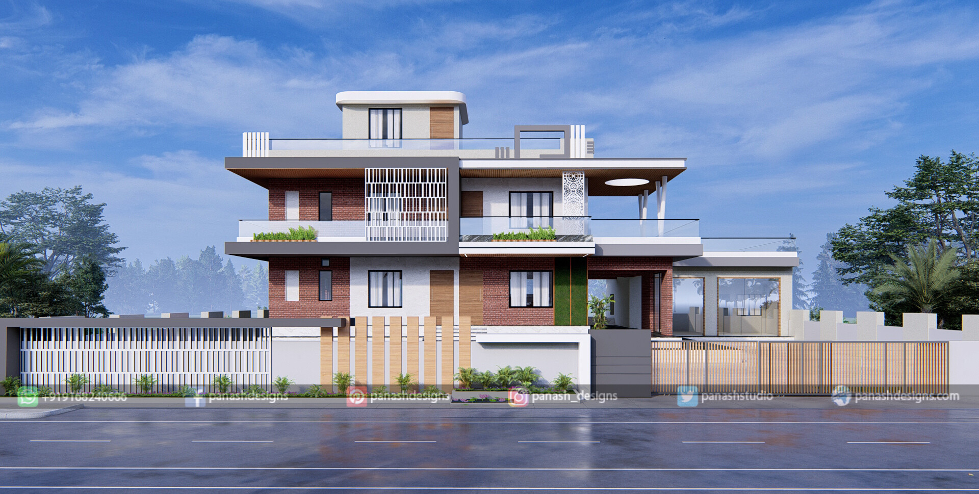 ArtStation - A Dream Bungalow Designed by Panash Designs Studio