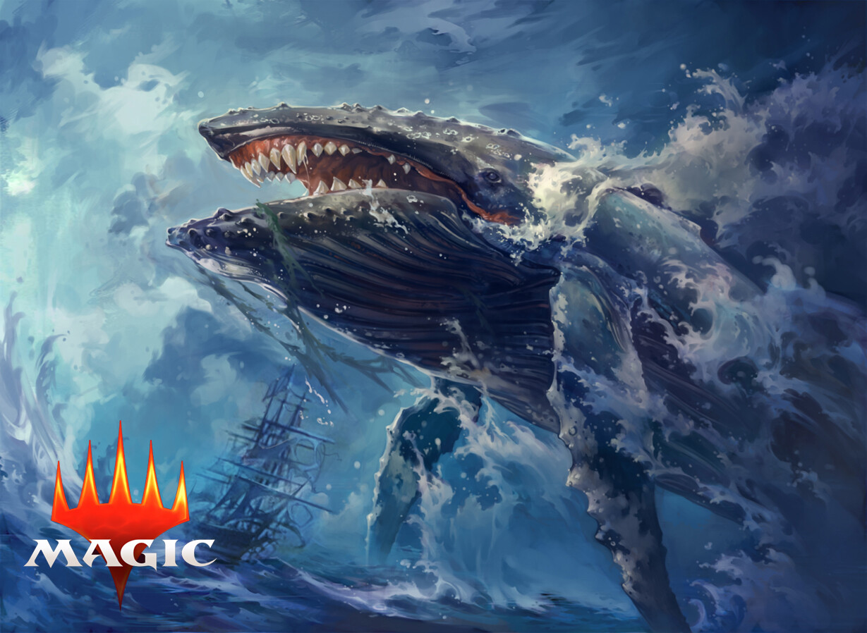 ArtStation - Colossal Whale-Magic the Gathering（MTG）