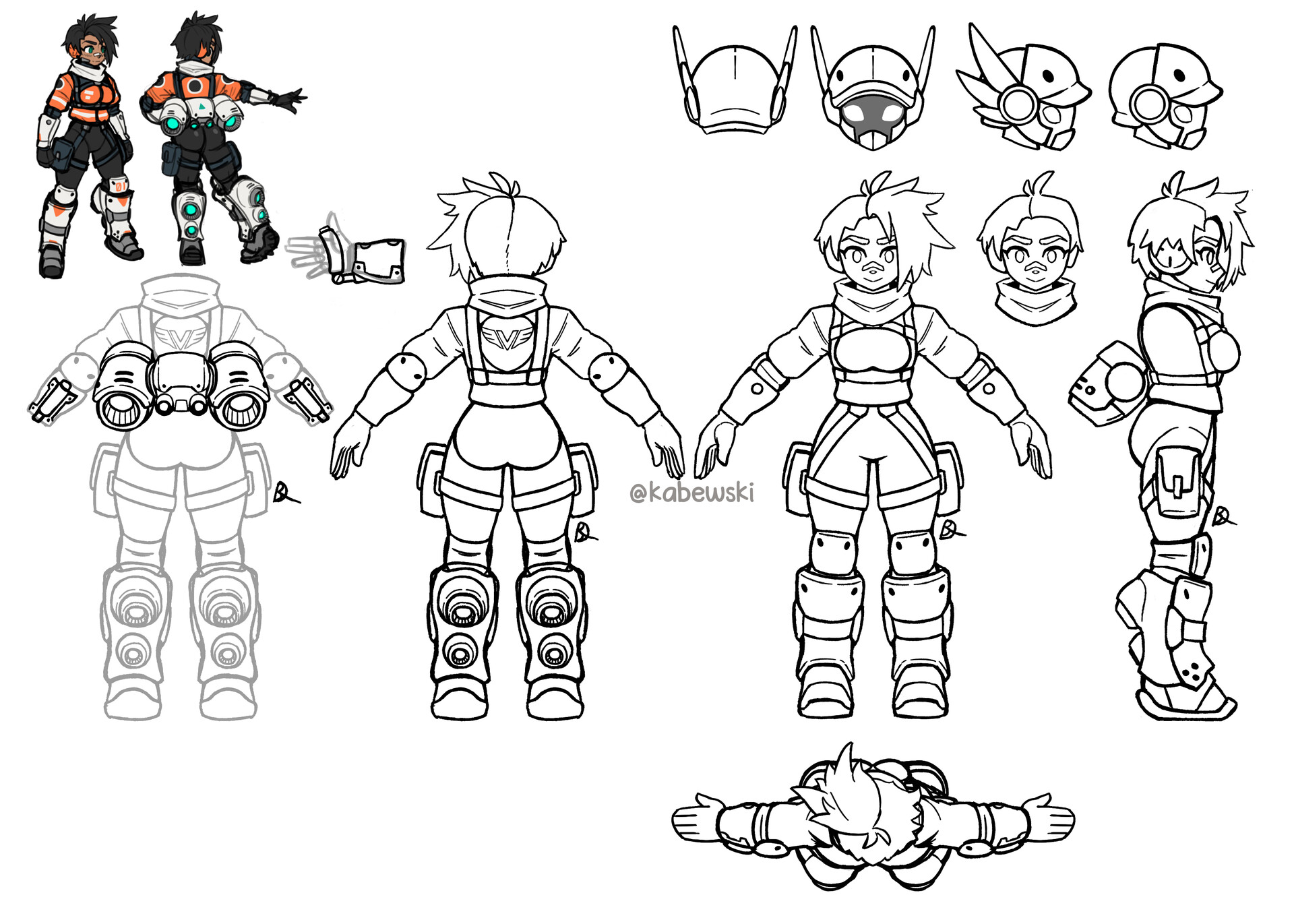 Benjamin Del Rio - Character Design