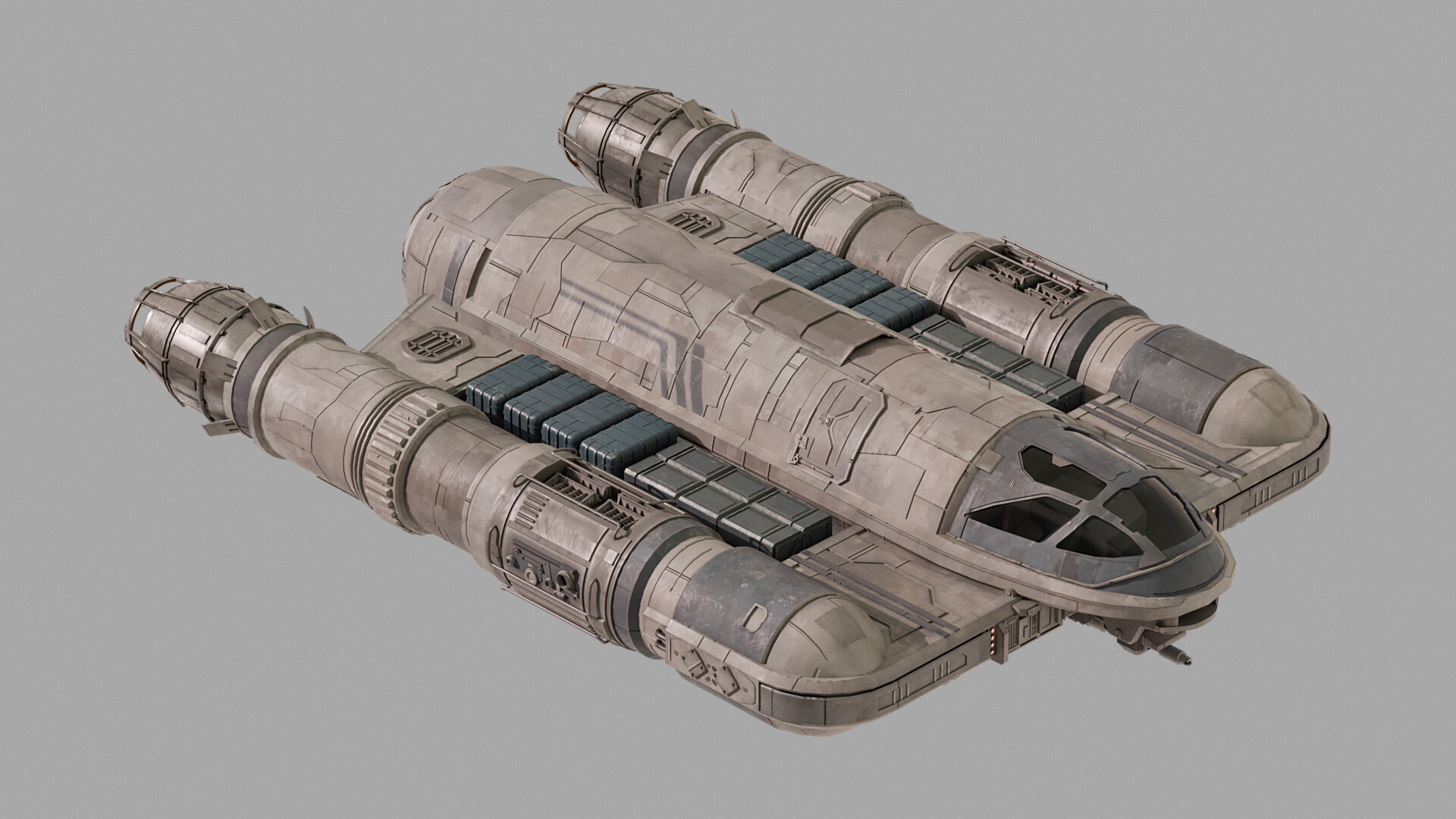 ArtStation - VCX-70 Convergent-class Light Freighter - Star Wars Kimverse