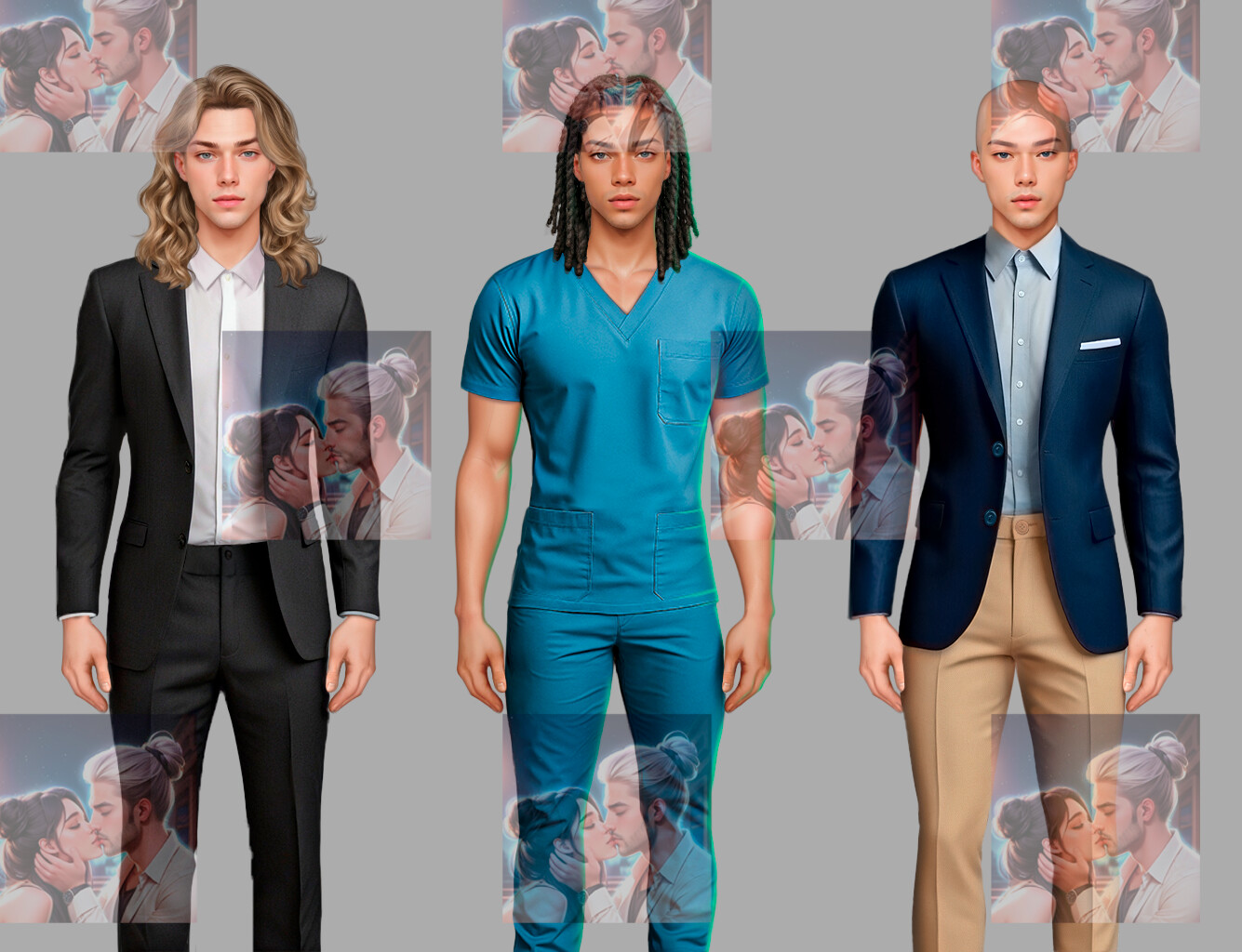 ArtStation - Male character for visual novel "Everlove: Single Author ...