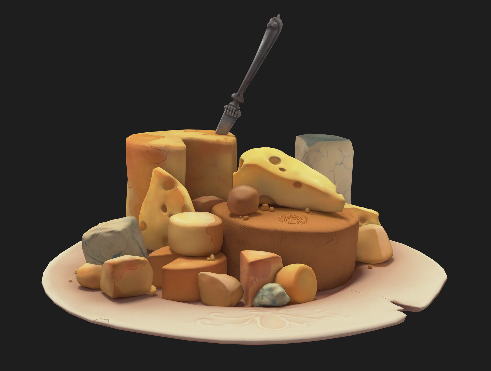 ArtStation - Cheese platter