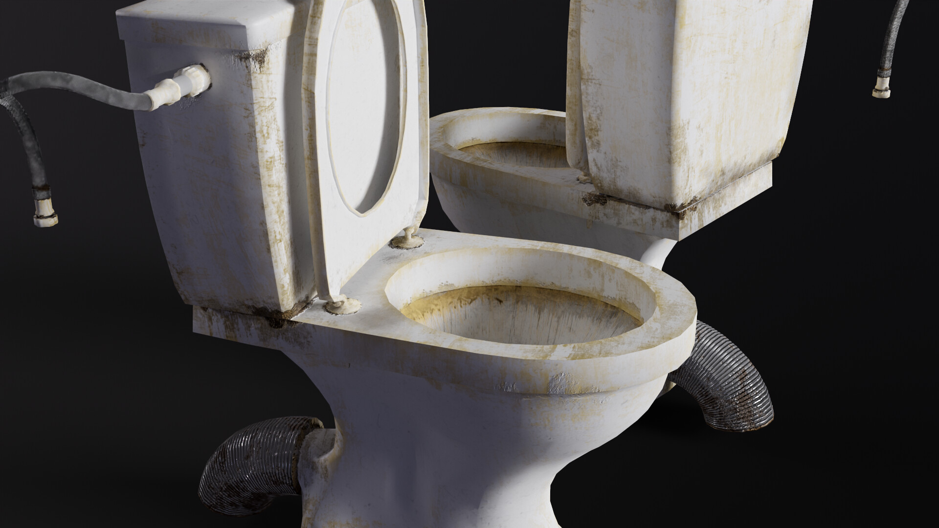 ArtStation - Old Soviet Rusty Toilet – Low Poly Game Asset