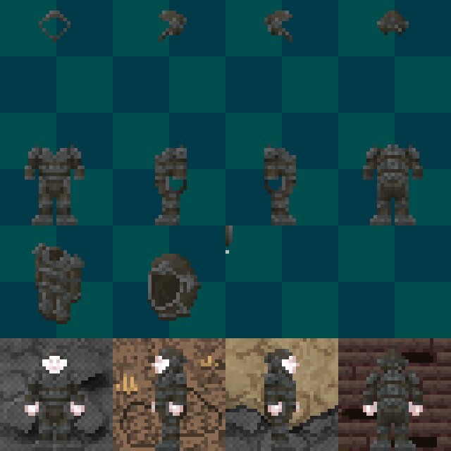 ArtStation - Recon armor • Sprite sheet