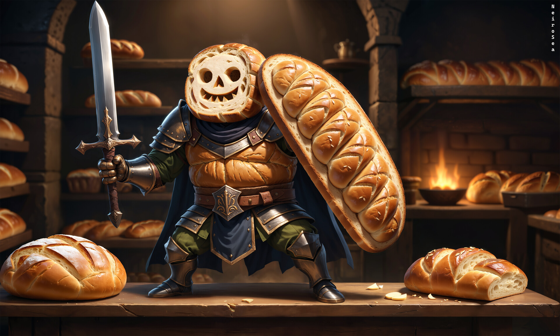 ArtStation - Bread Warrior