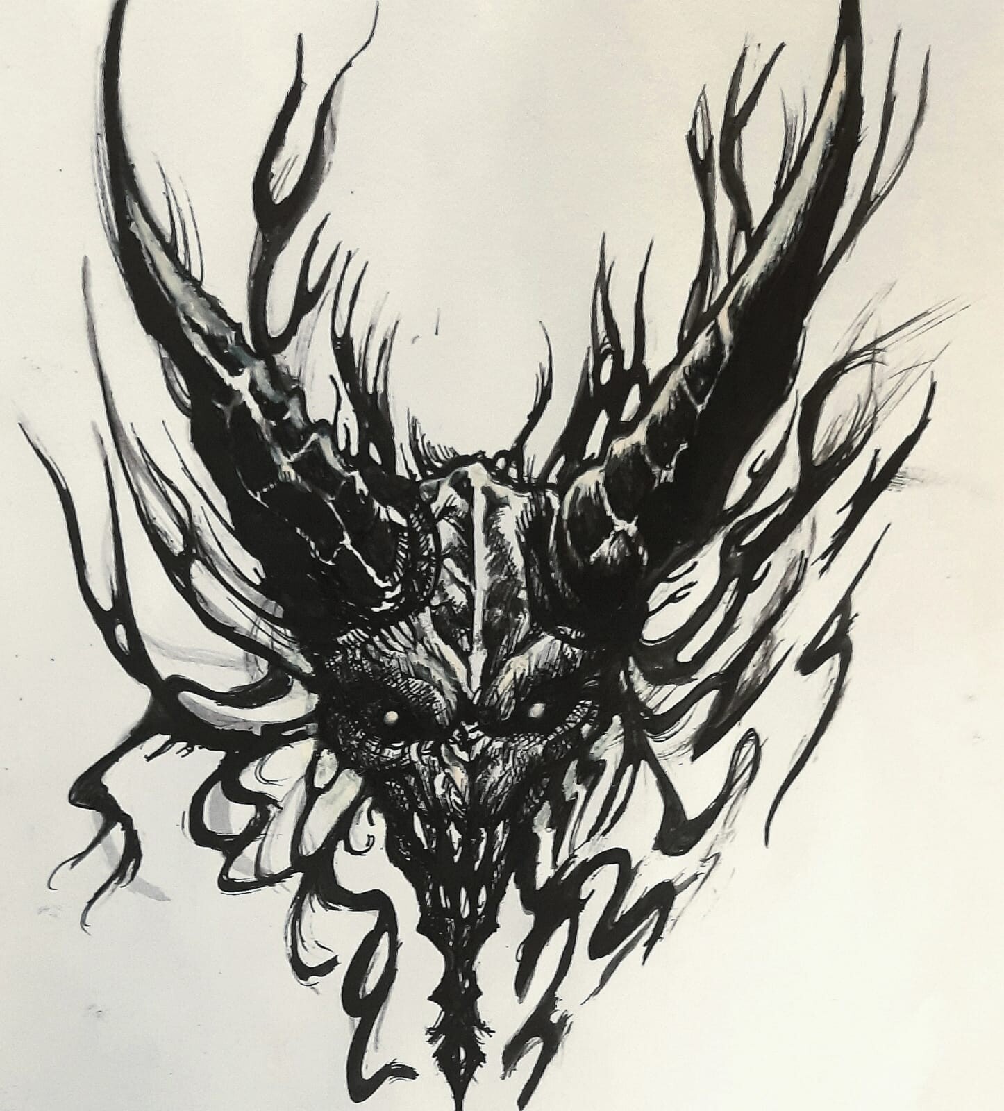 ArtStation - YOKAI -Ink sketch