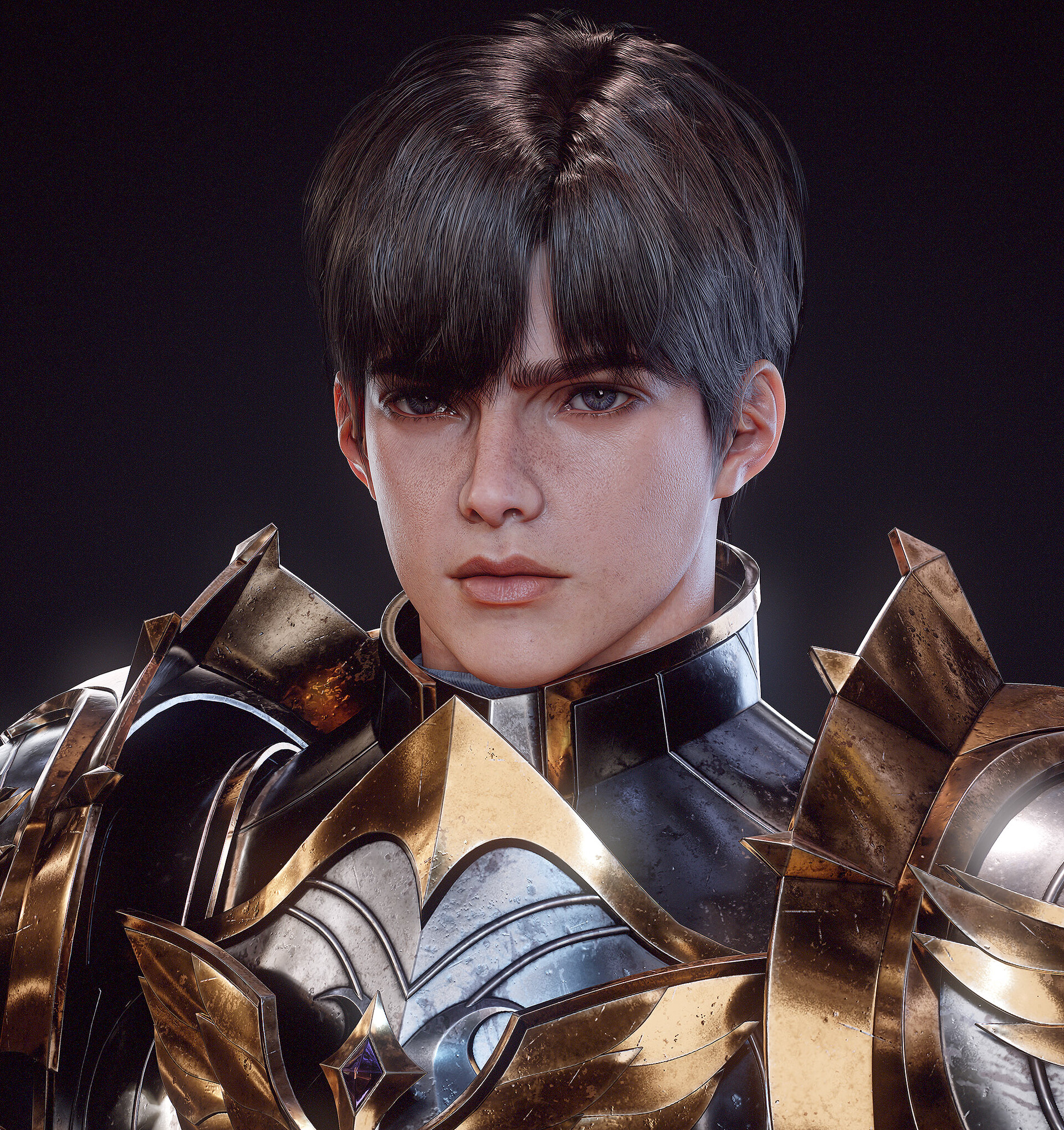 ArtStation - knight 3D Game Character