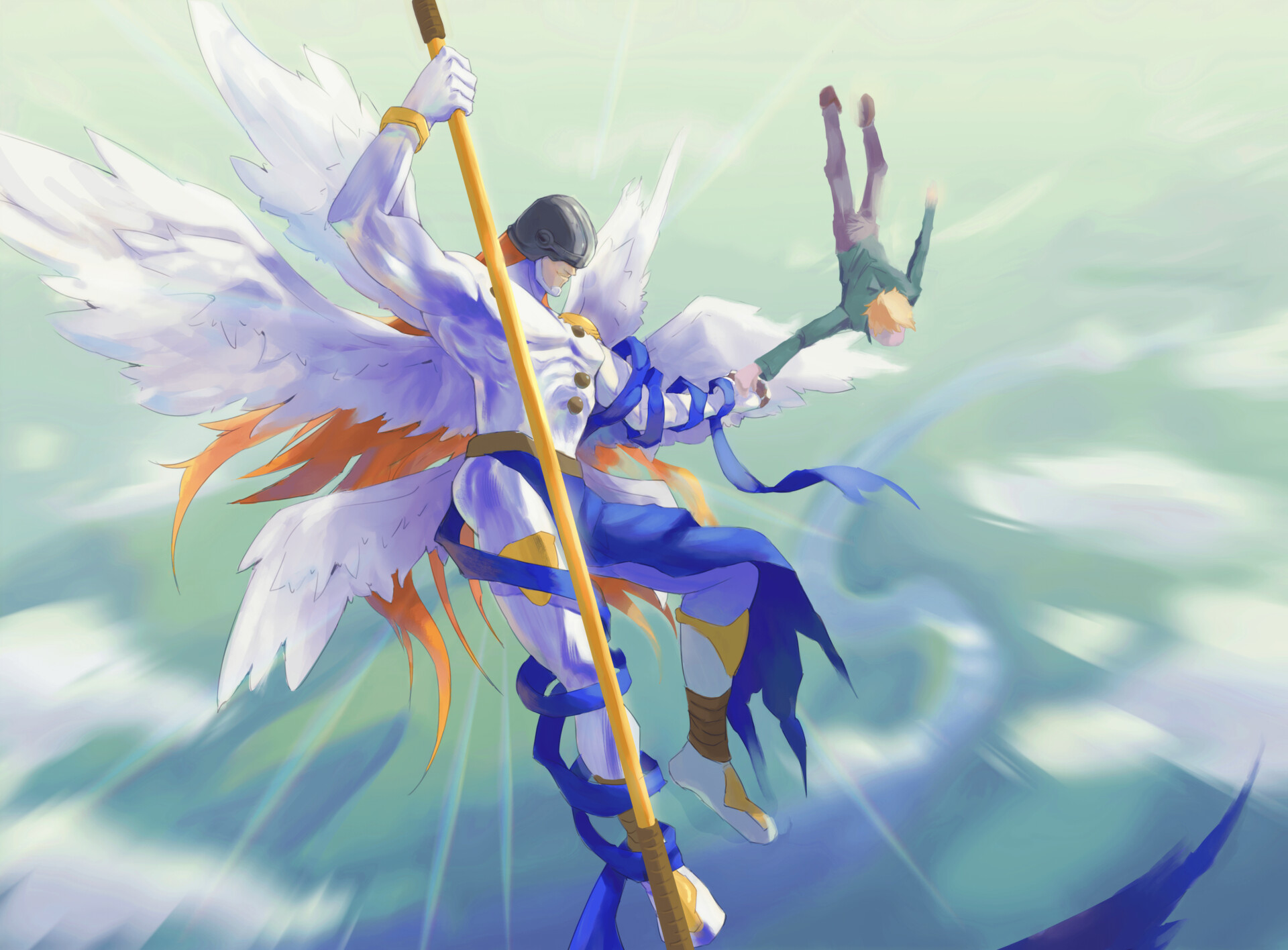 ArtStation - 【fanart】Angemon