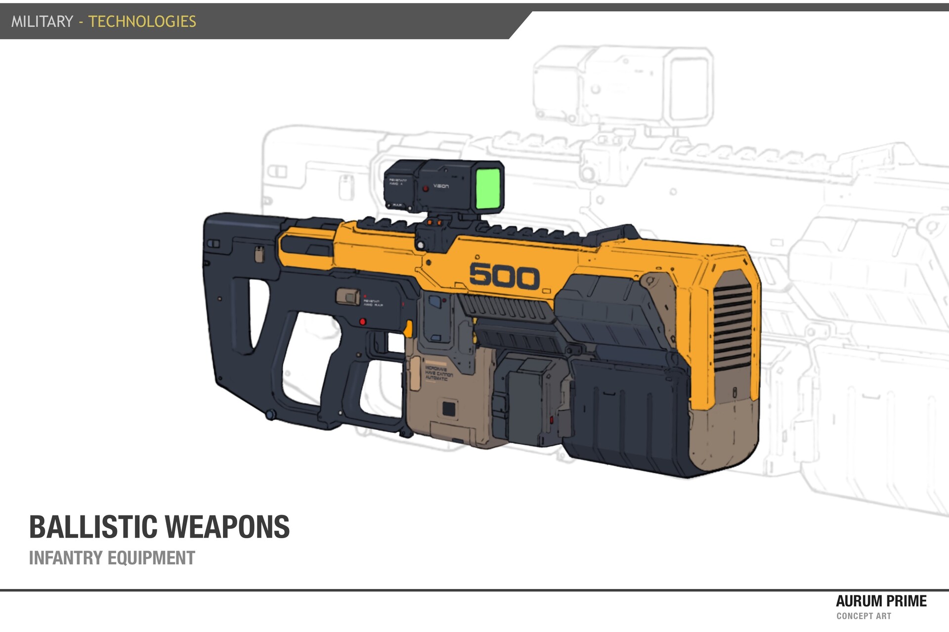 ArtStation - Concept Art - Ultrasonic gun - Weapons 10