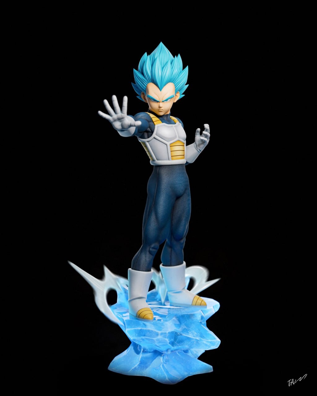 ArtStation - vegeta de chez kiba studio ,no design, only cutting,