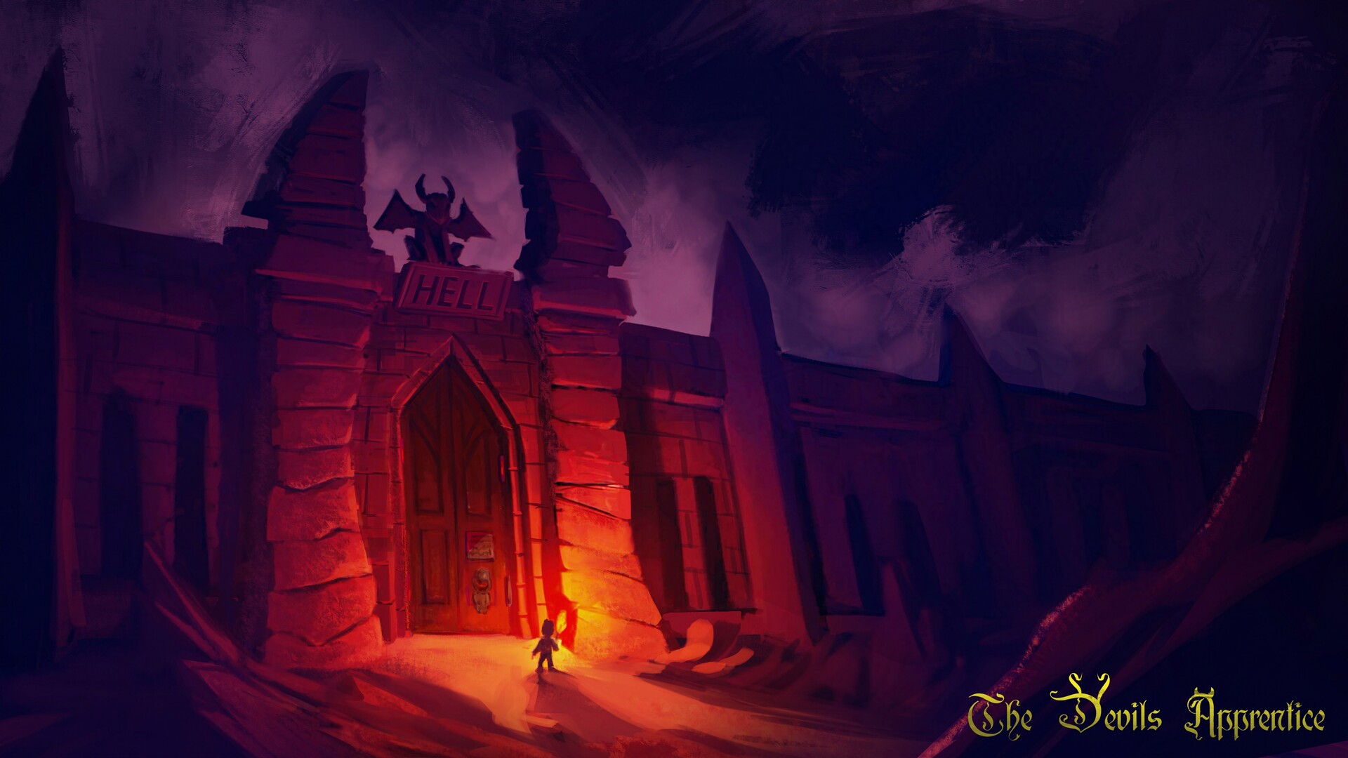 ArtStation - Hell's gate The Devils Apprentice project