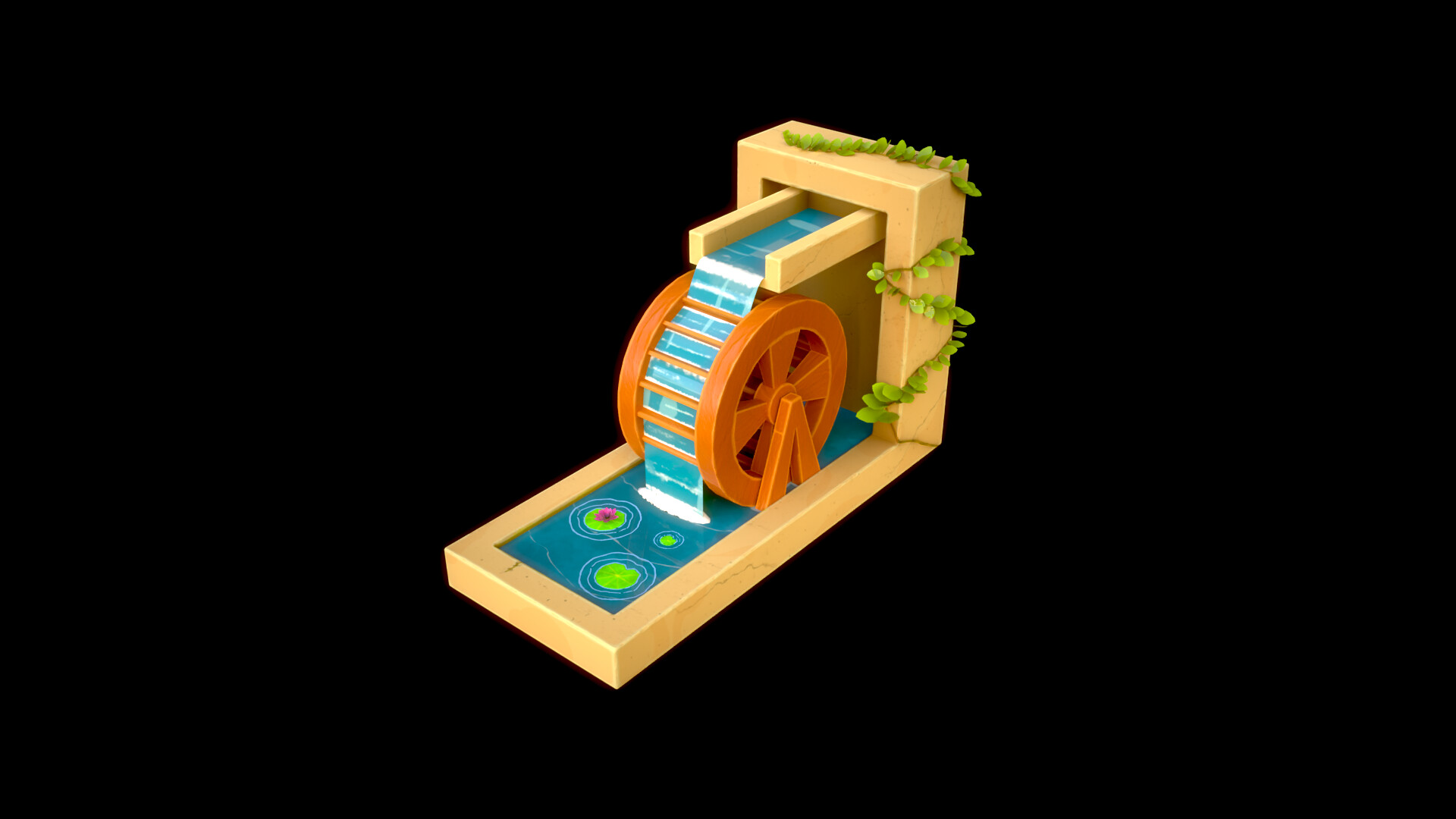 ArtStation - Water Mill