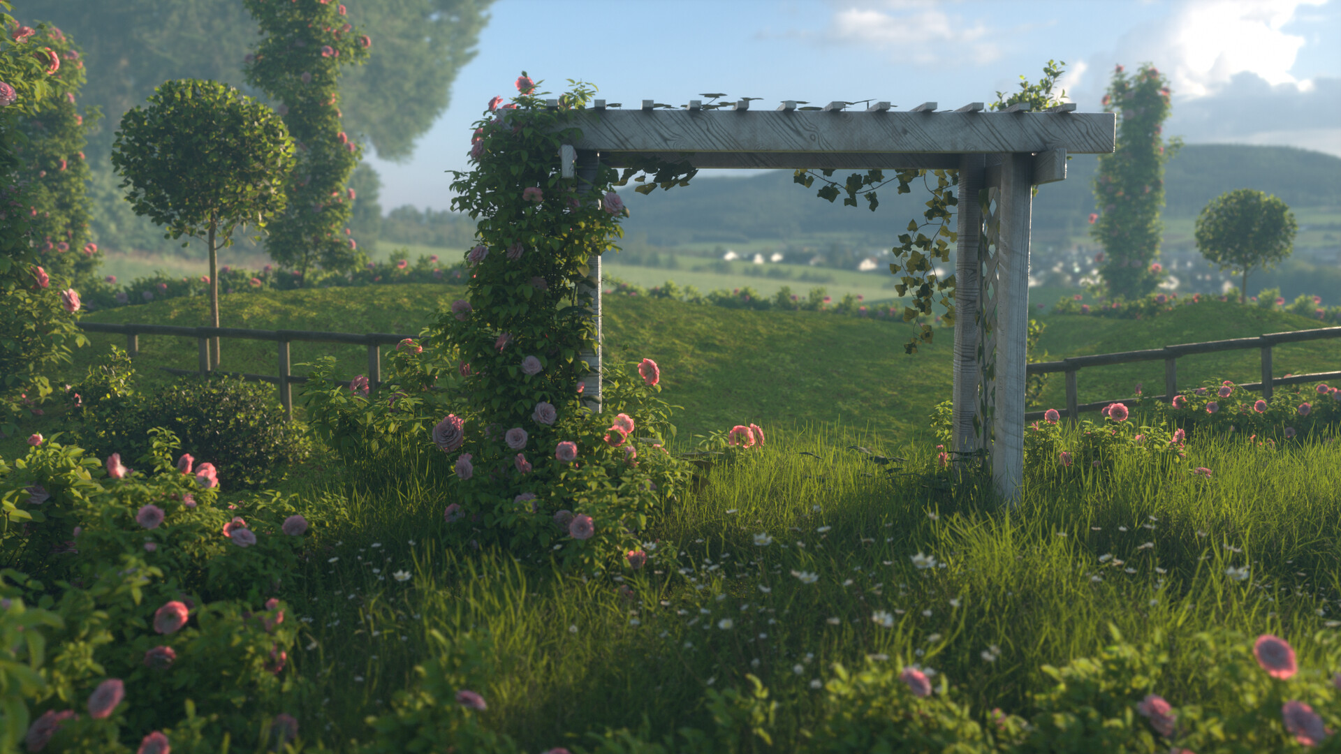 ArtStation - Wedding Meadow - Immersive Projection Mapping