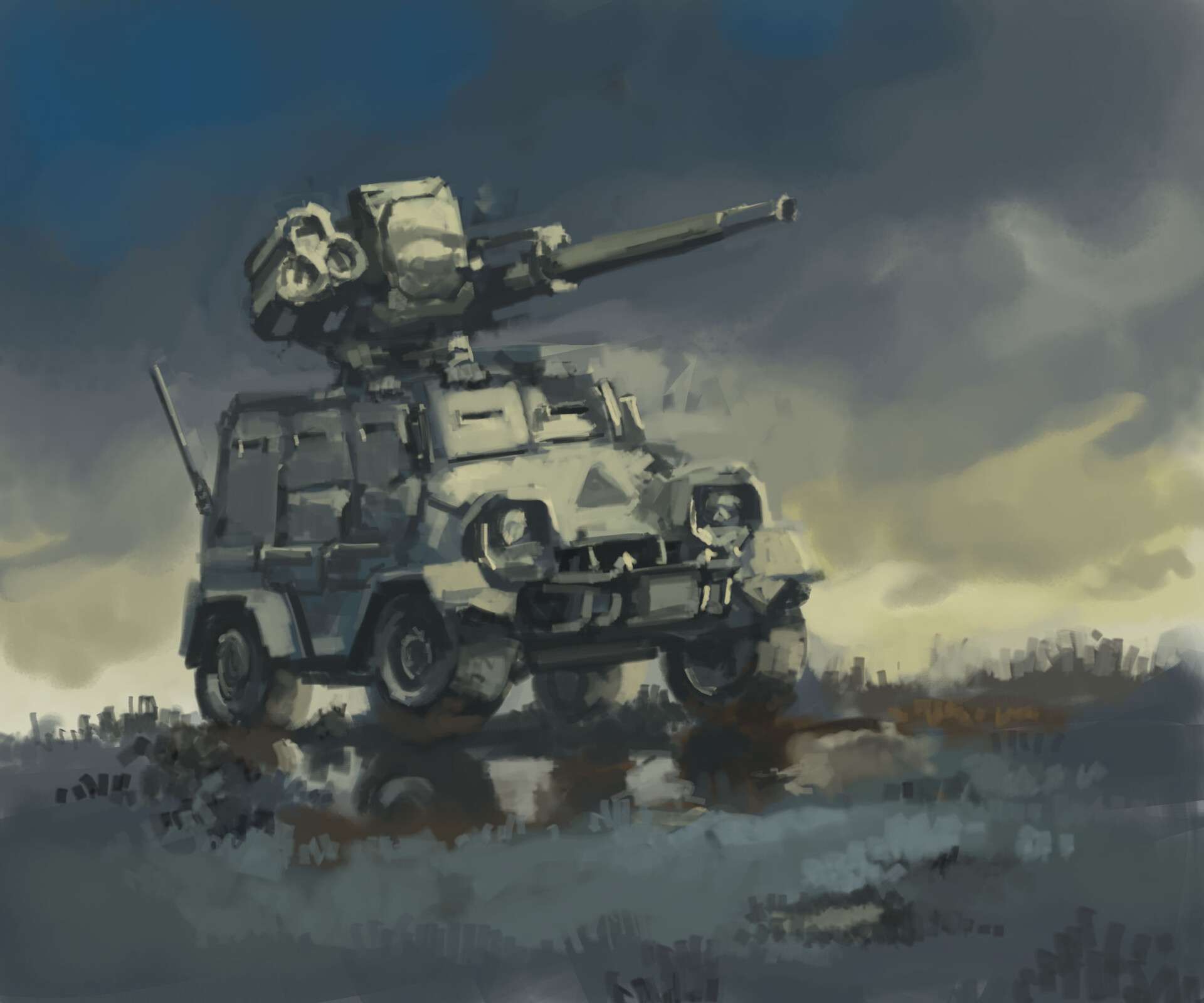 ArtStation - PLP170: Storm Tide Armored Car