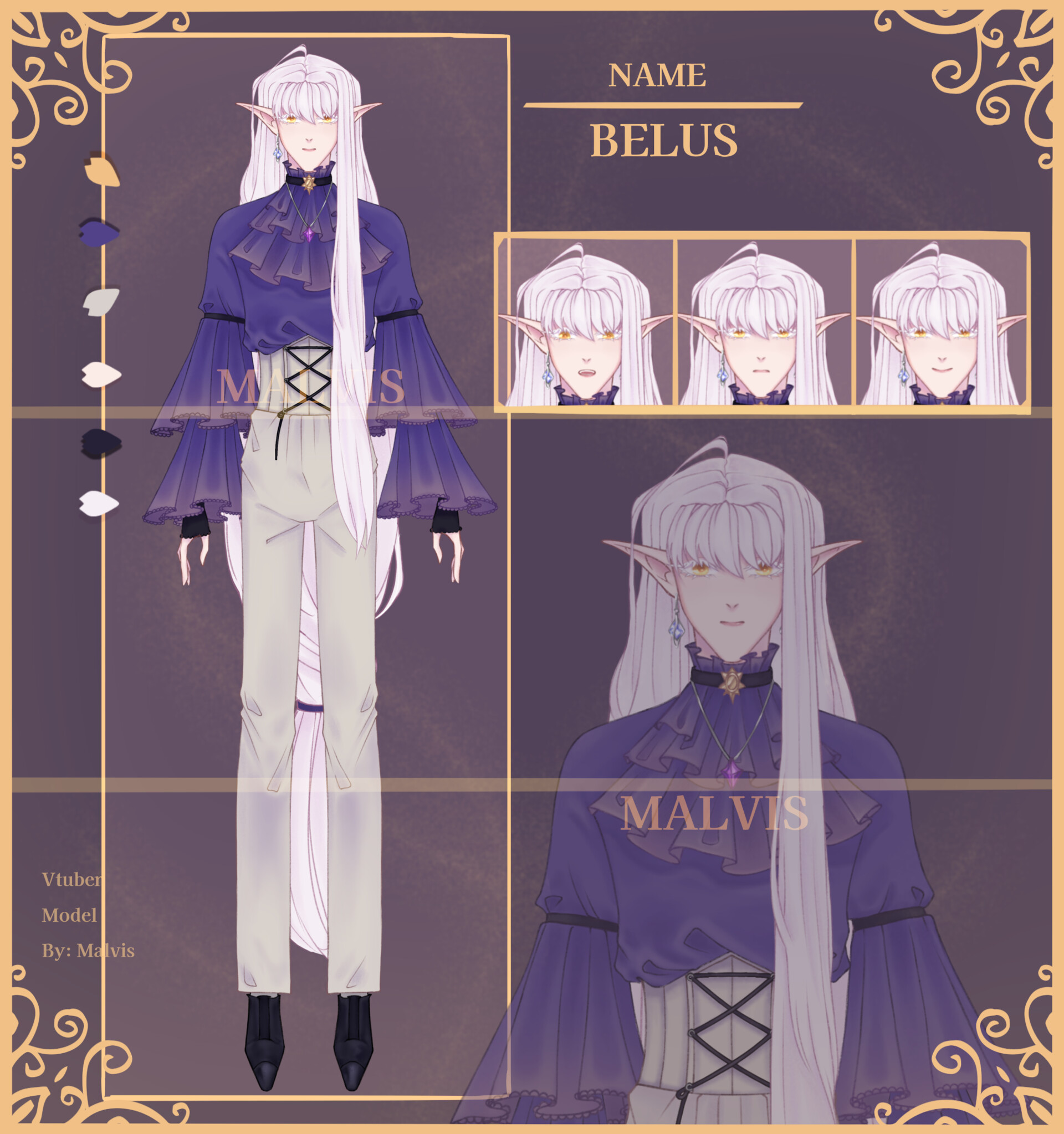 ArtStation - 2D Vtuber model with animation. (graduation project)