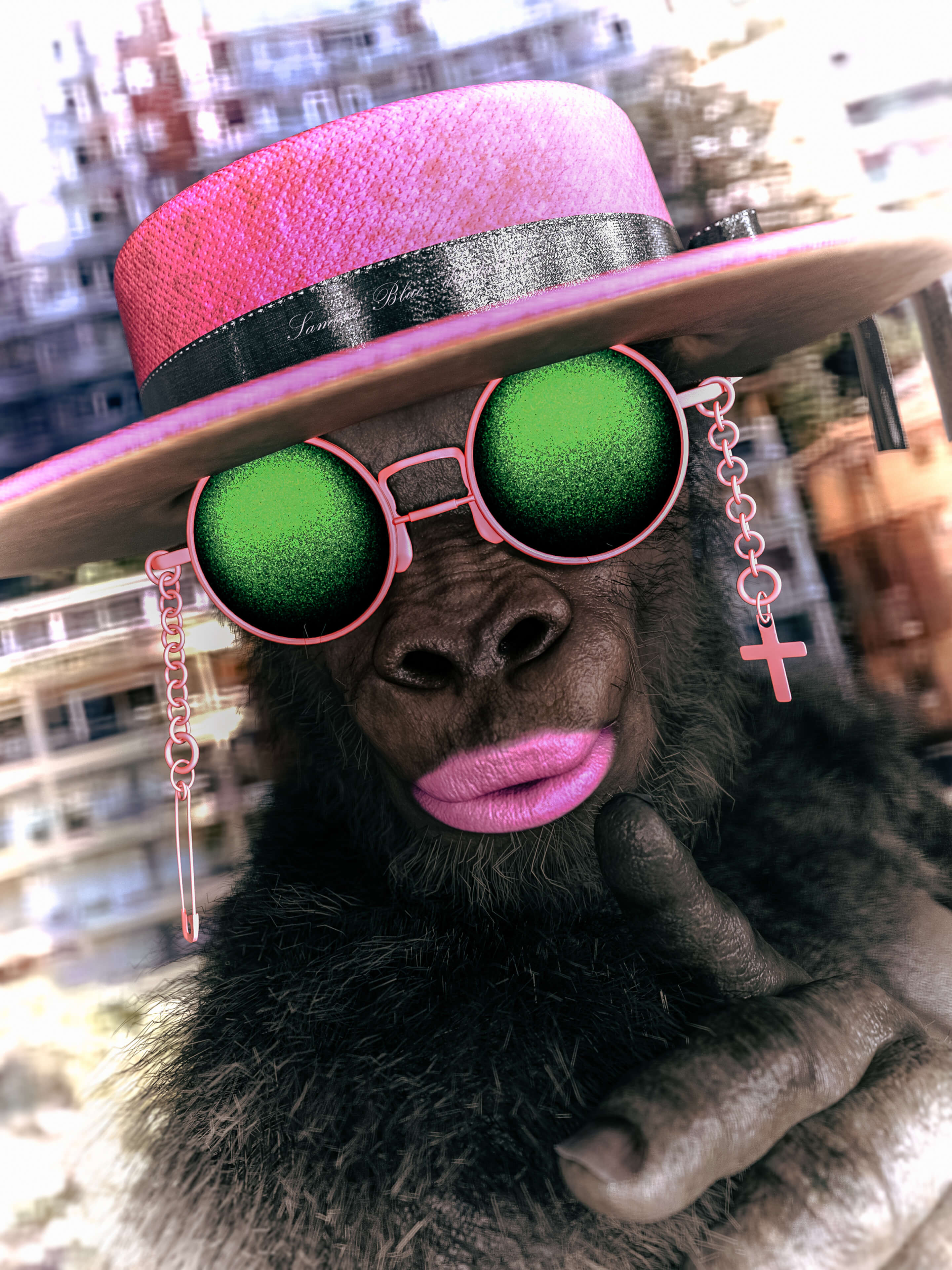 RenderHub - Funky Time - Be Happy - Feel Pink