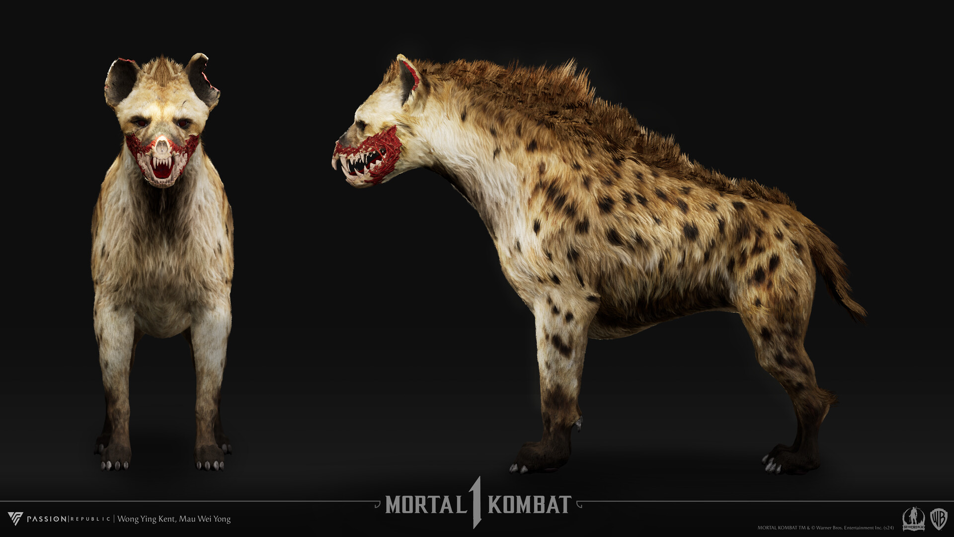 Passion Republic - Mortal Kombat 1's Animalities Modeling - Hyena ...
