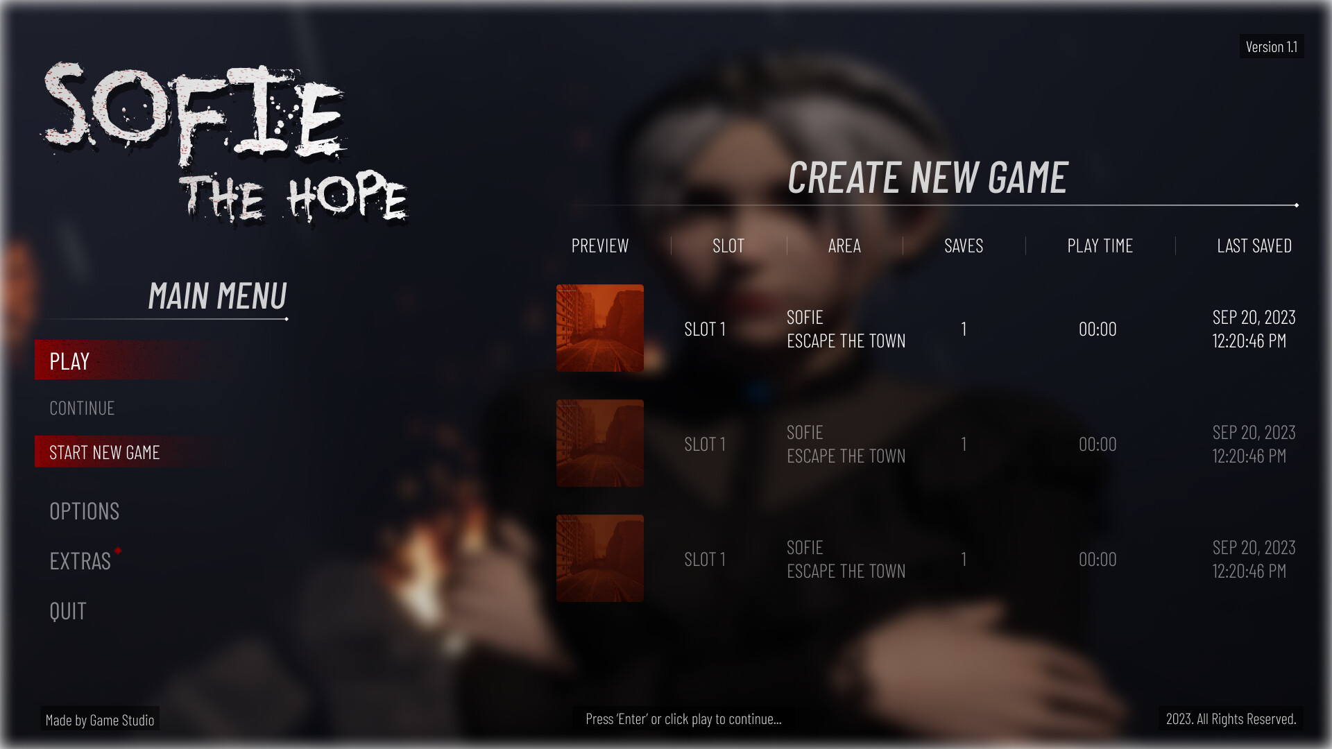 Solys Game User Interface Designer - Sophie the Hope - Unreal Engine Game UI