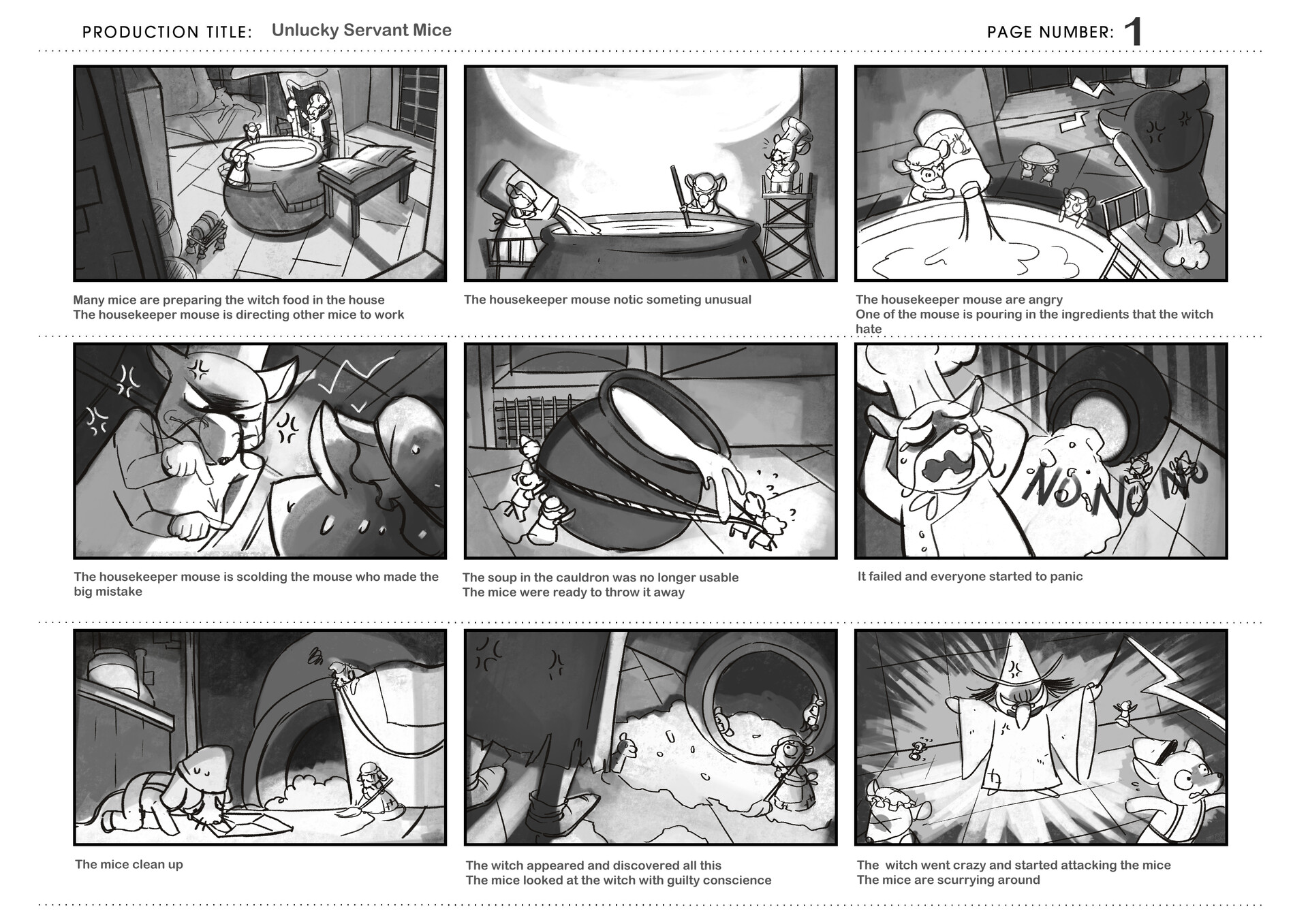 ArtStation - Unlucky Servant Mice