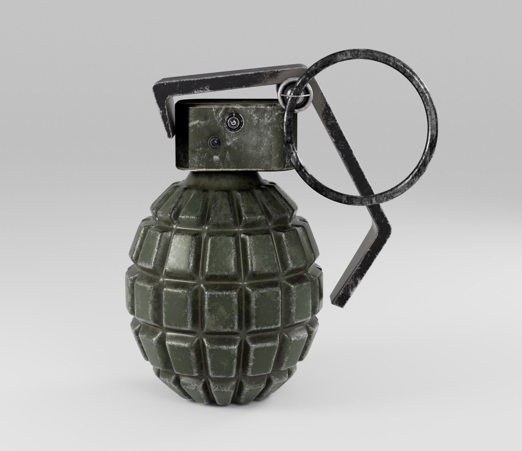 ArtStation - Real-Time Grenade Model | Maya + Substance + Redshift