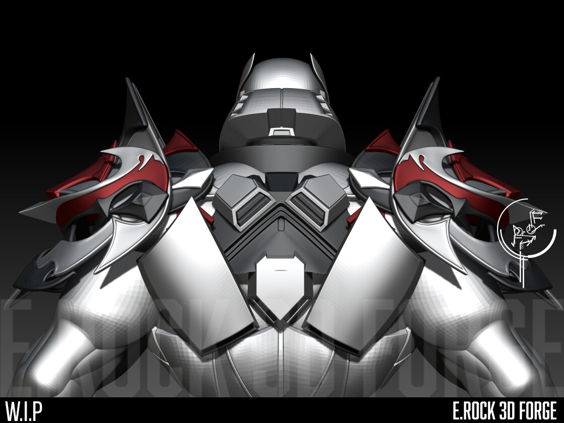 EROCK 3D FORGE - Mech Female III - Transformers Inspired Fan Art