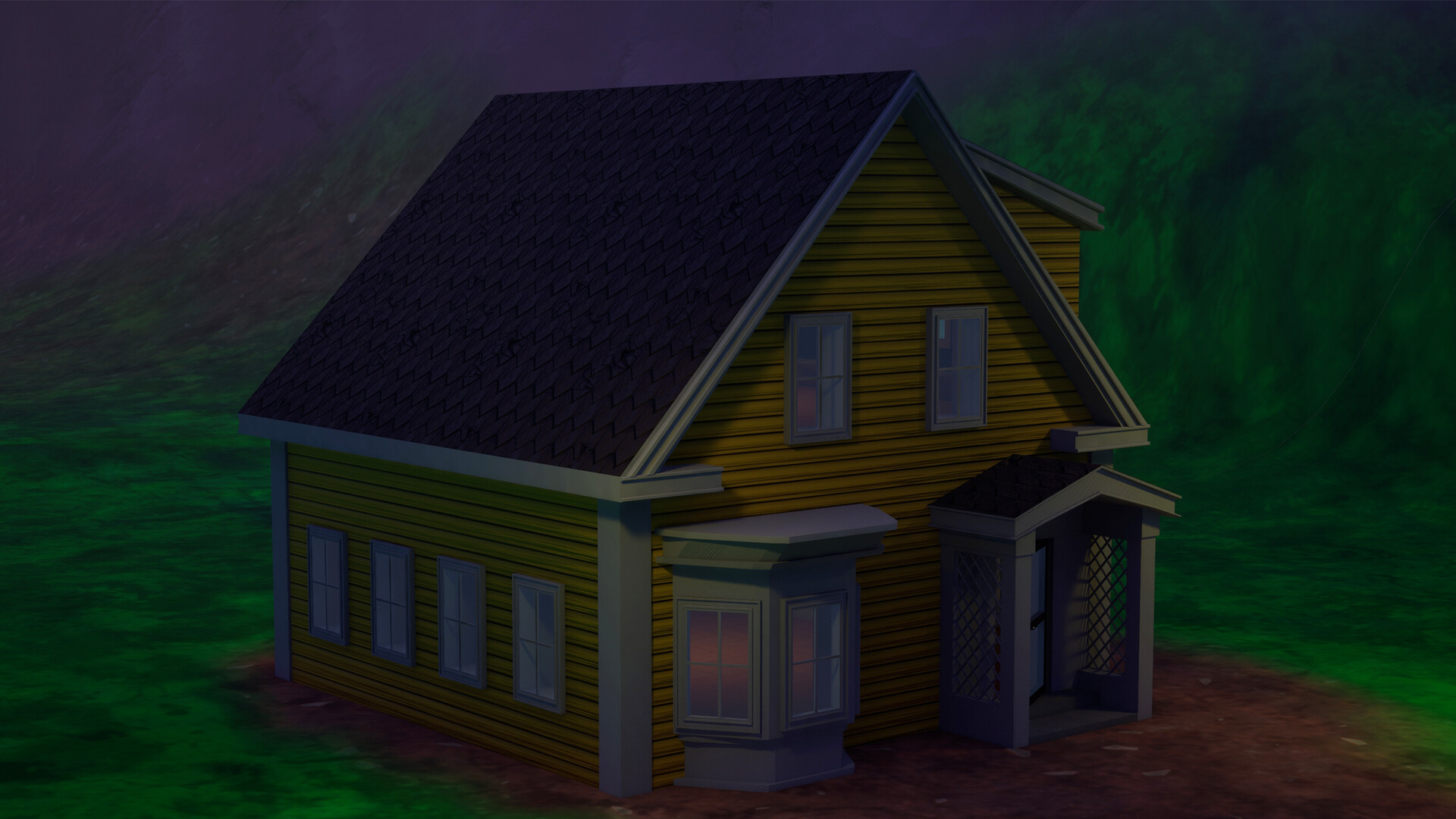 ArtStation - Old house model with textures