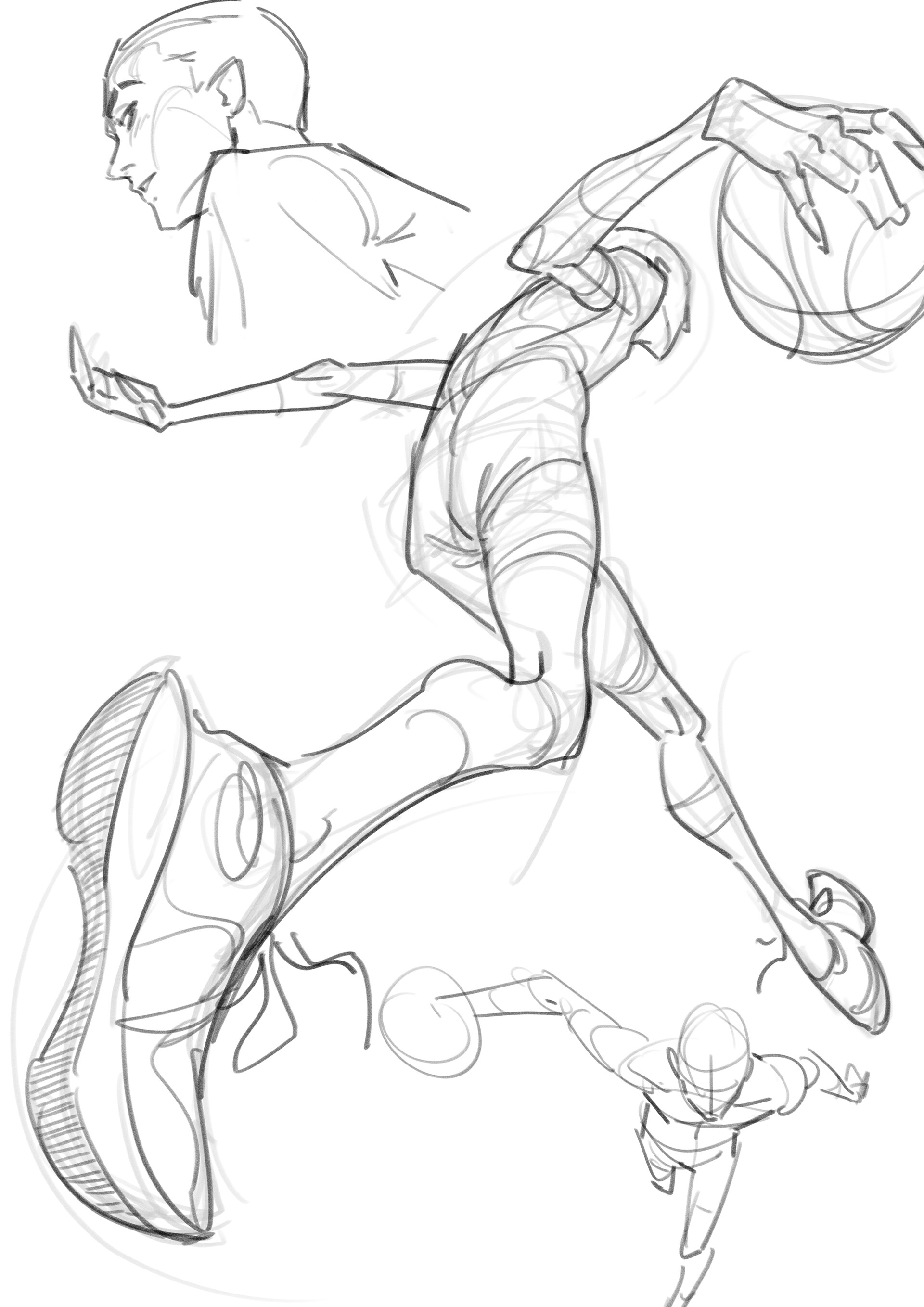 Fengwei Cui - 近期的一些速写练习