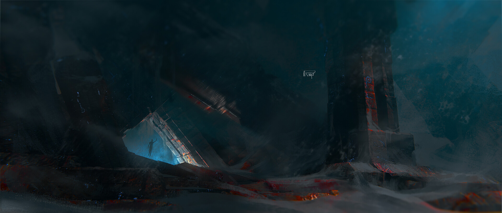 ArtStation - Ruins - An environment built from a single asset