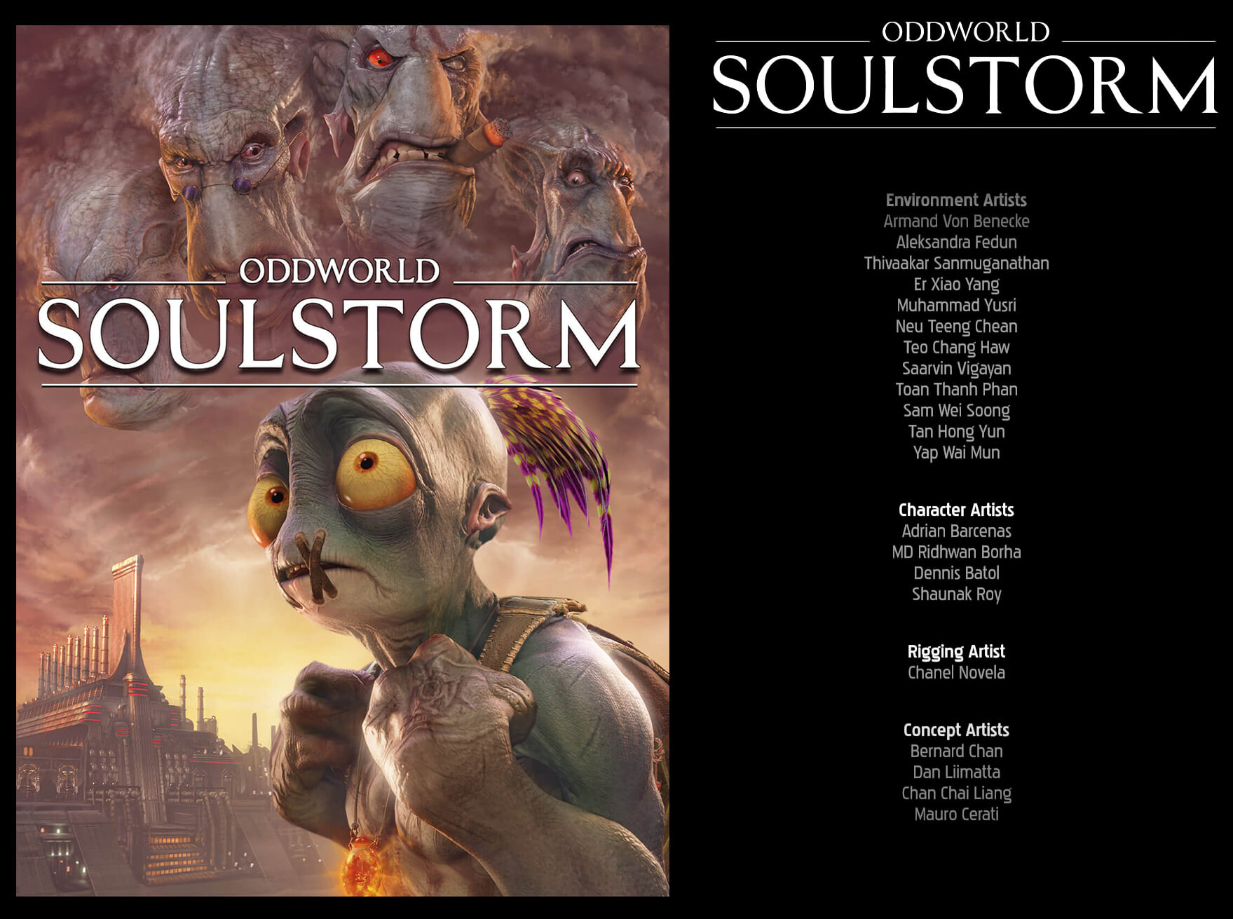 Artstation Portfolio - Oddworld Soulstorm