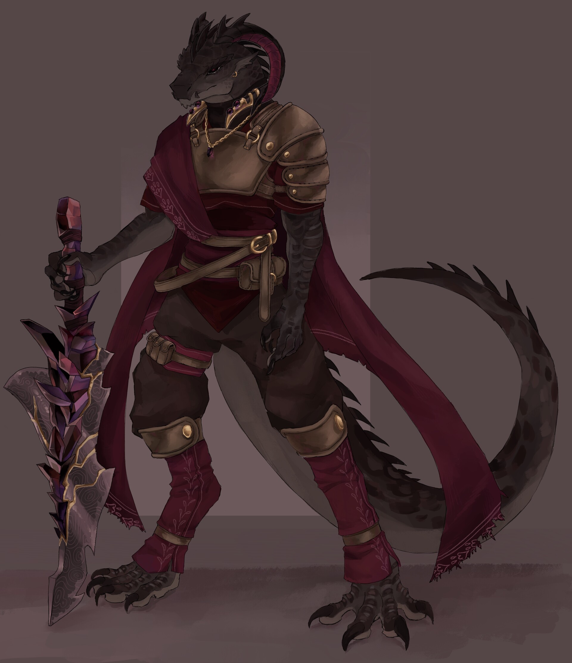 ArtStation - Atticus Pliocene - Hexblade Warlock